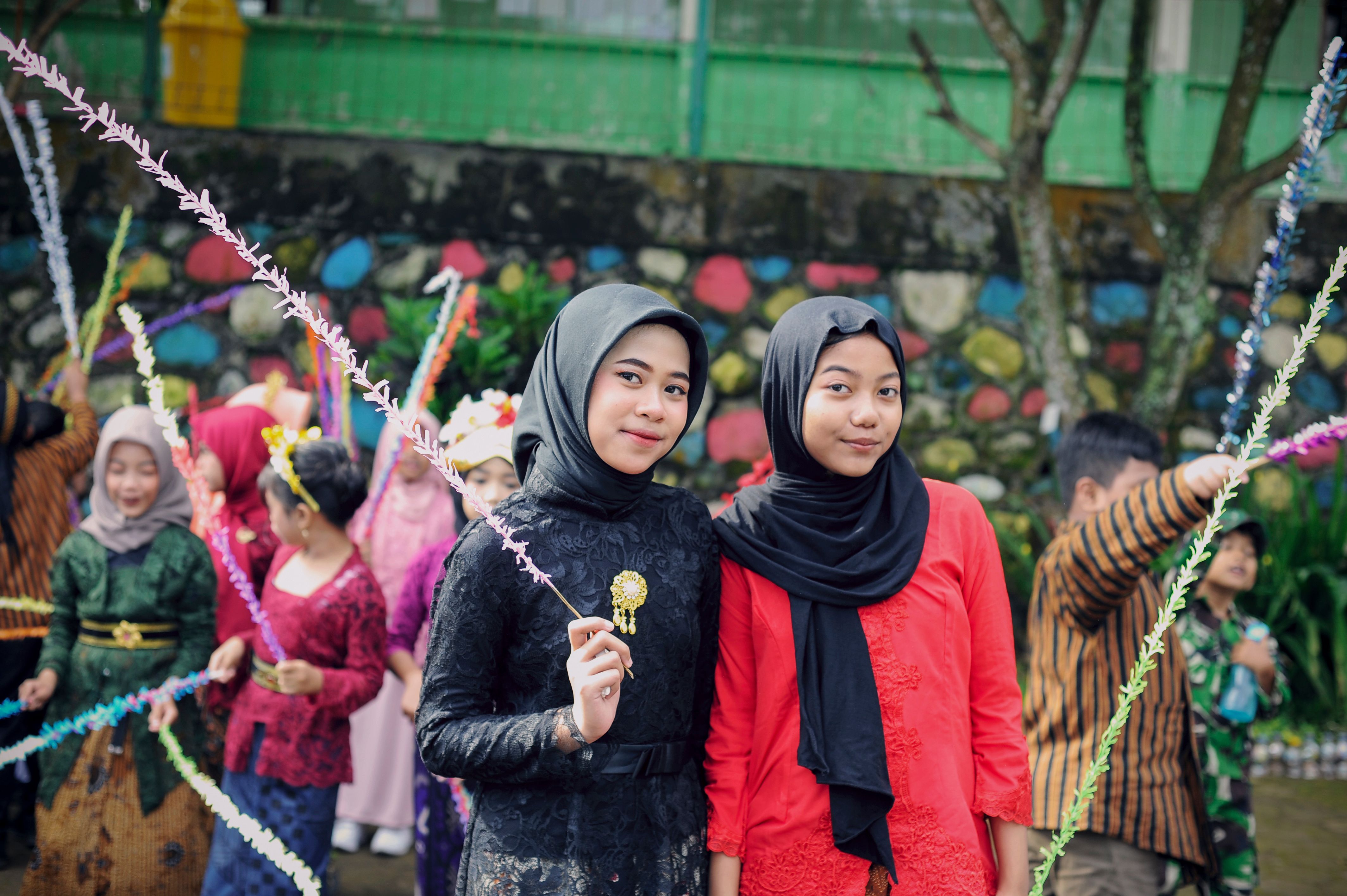 Cultural Celebration with Traditional Attire · Free Stock Photo