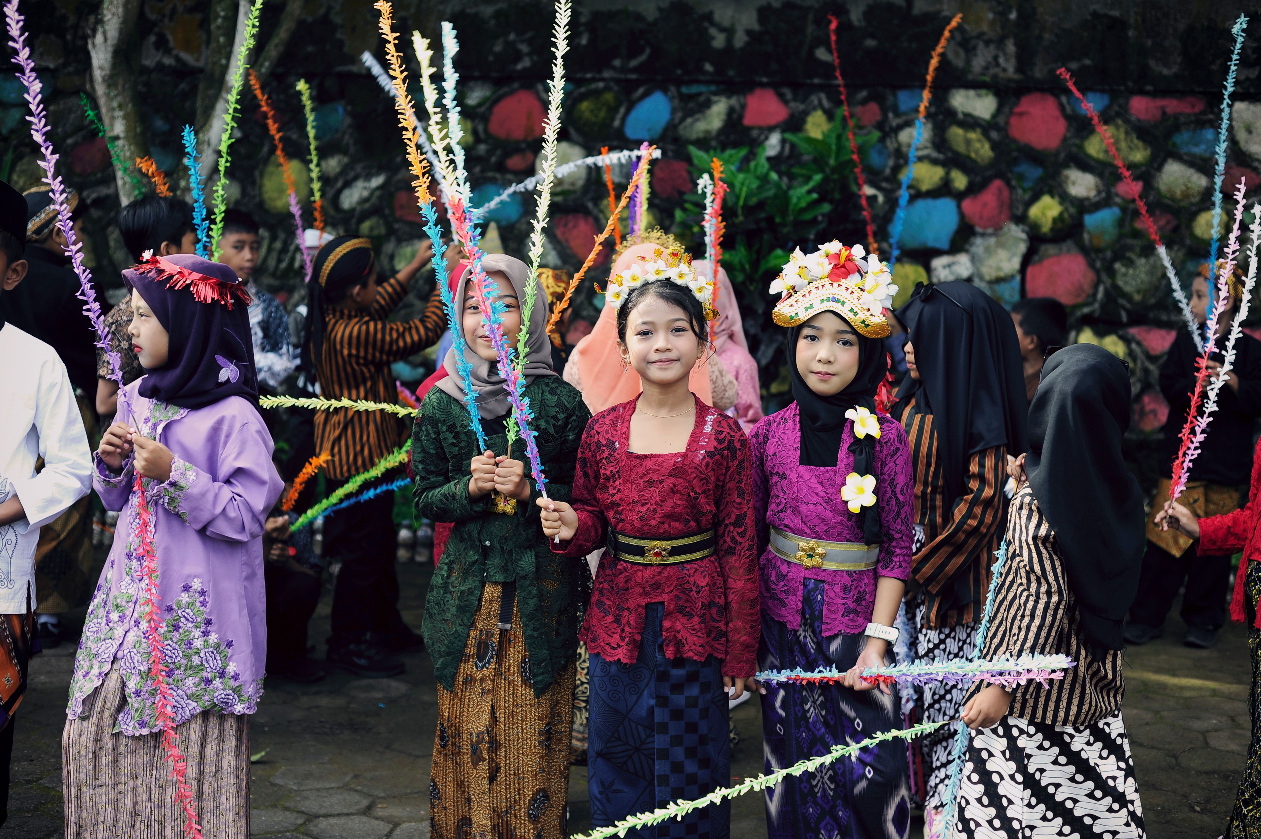 Cultural Celebration with Traditional Costumes · Free Stock Photo