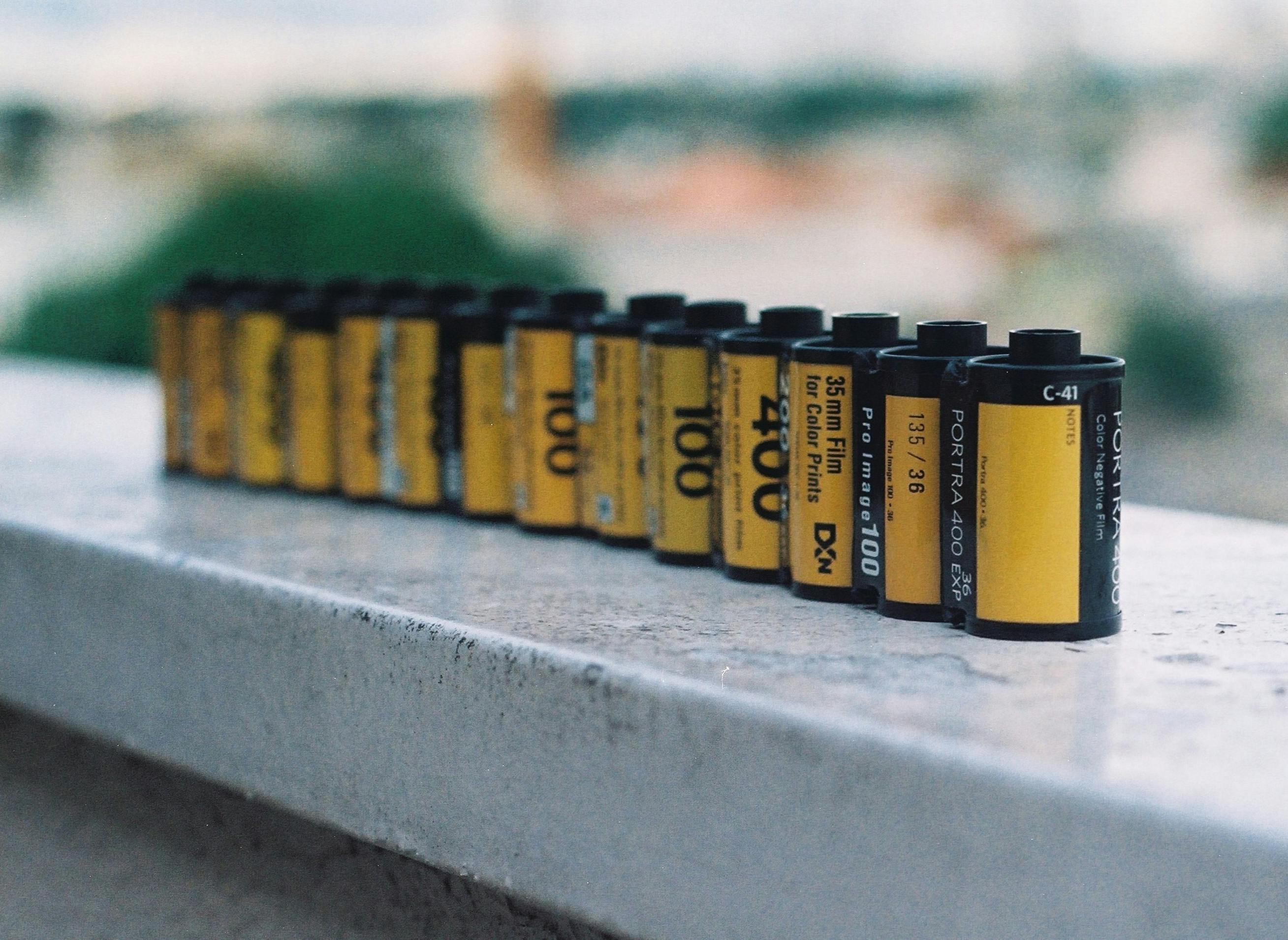 Photographic Film and Fujifilm Rolls · Free Stock Photo