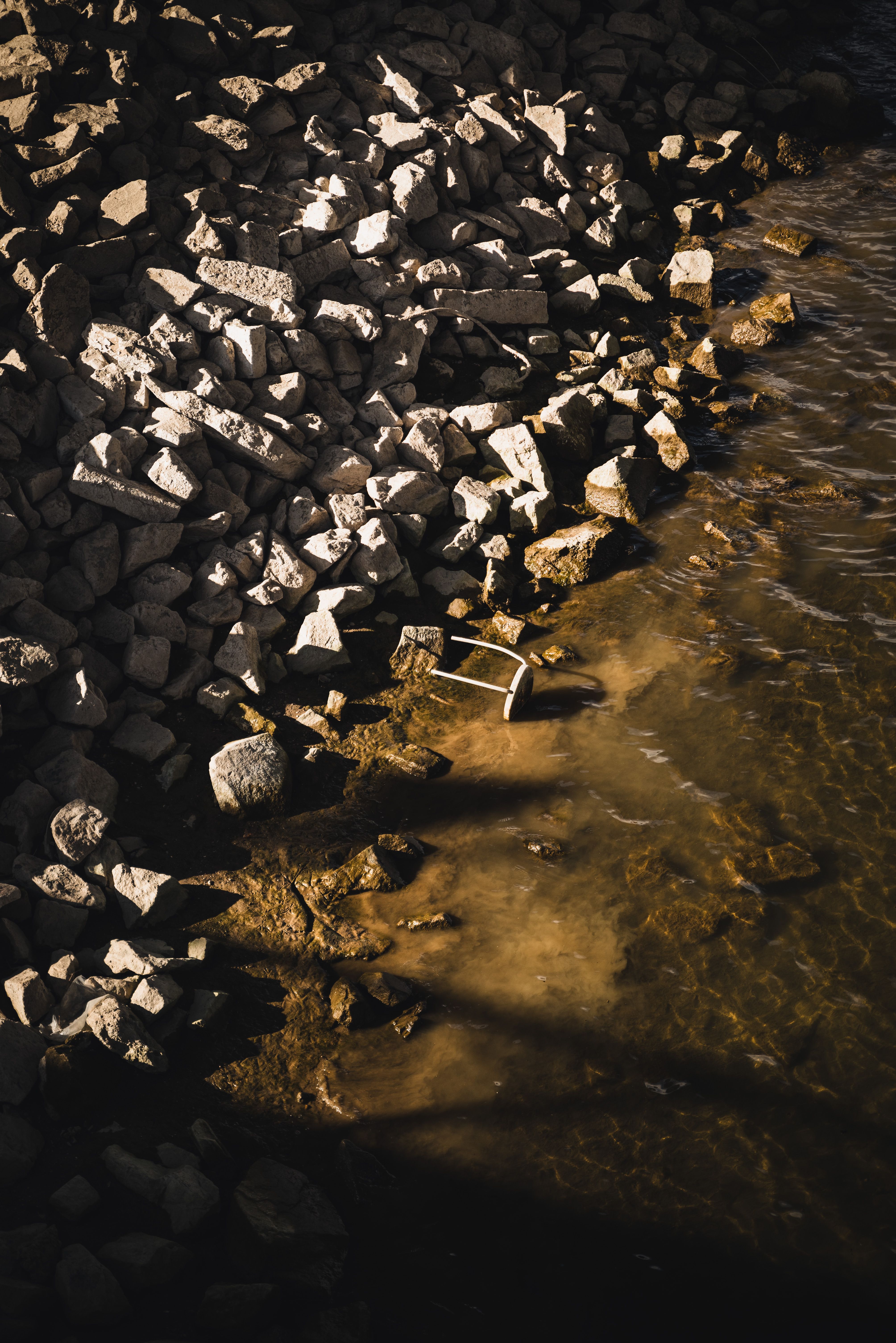 Rocky Shoreline in Mannheim, Germany · Free Stock Photo