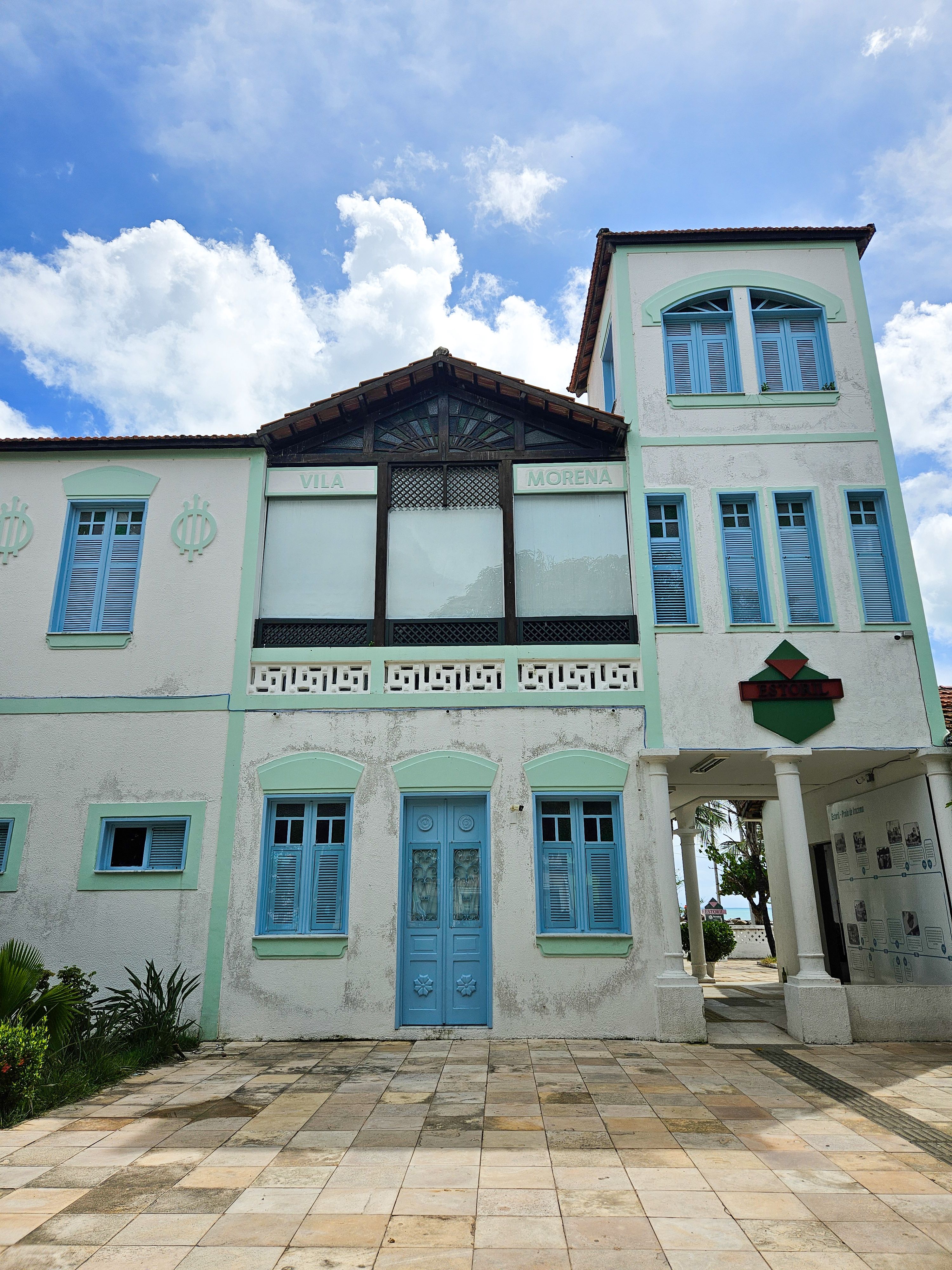 Vintage Portuguese Style Building Front View · Free Stock Photo