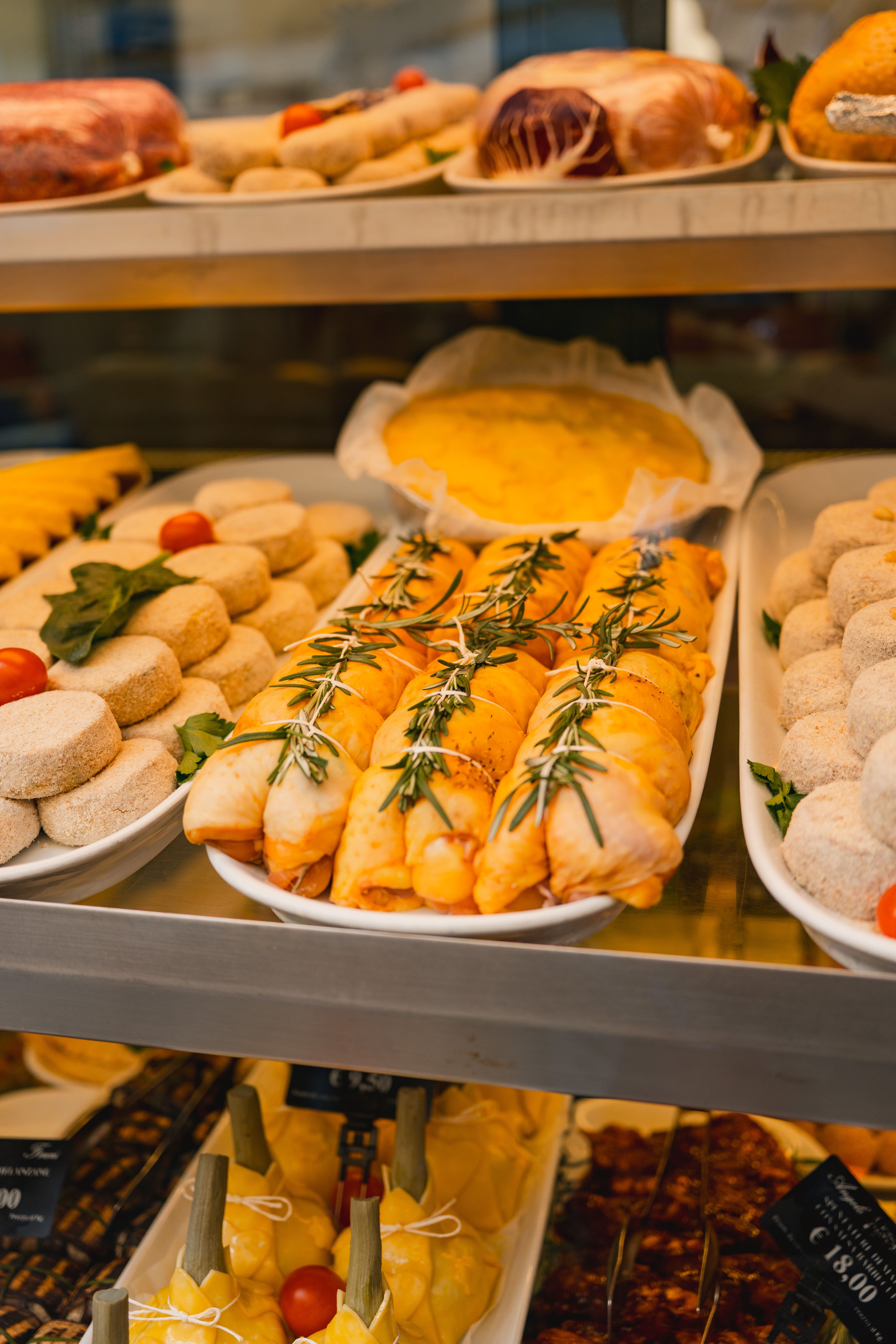 Italian Delicacies Displayed in Roman Deli · Free Stock Photo