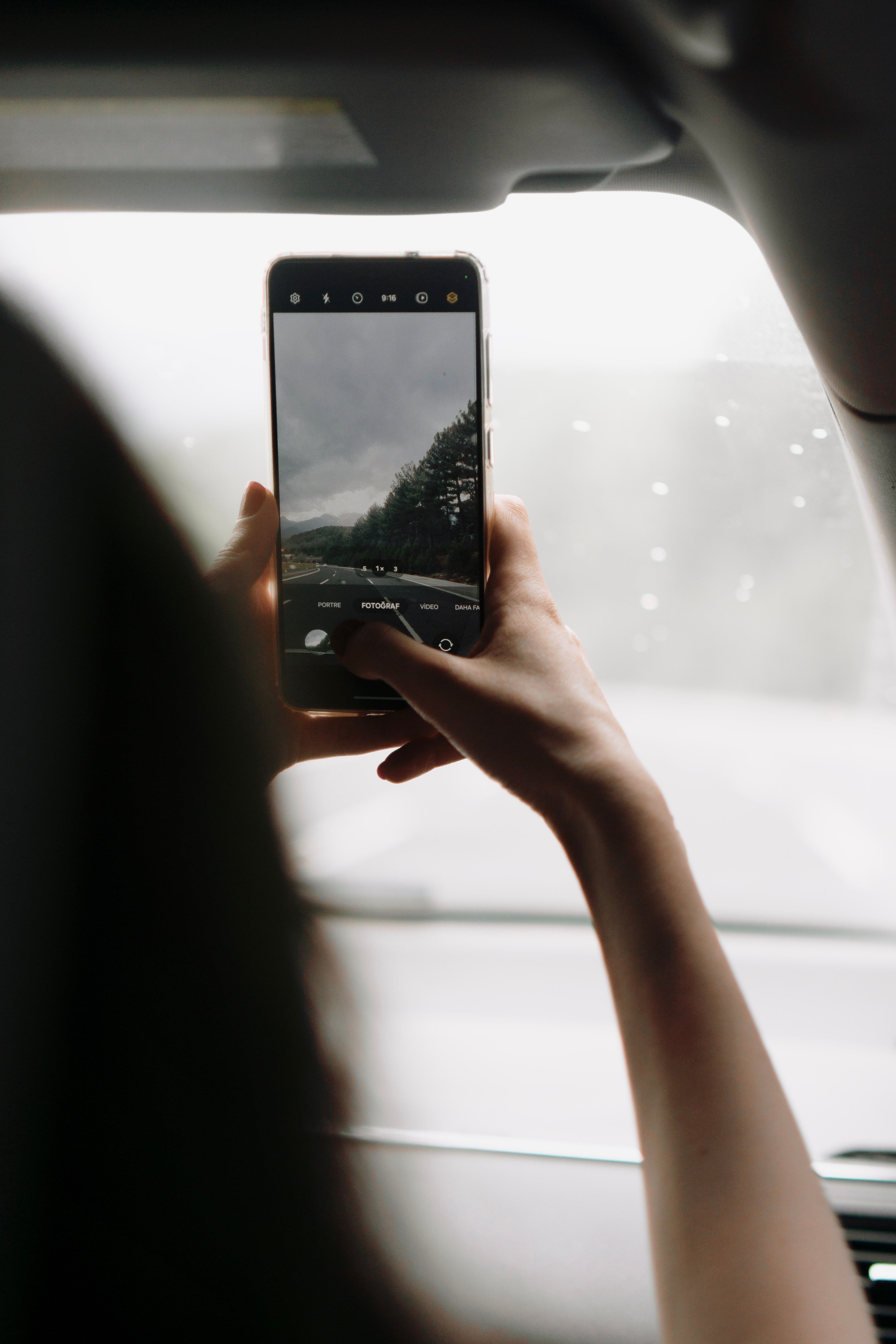 Capturing Scenic Drive Through Car Window · Free Stock Photo