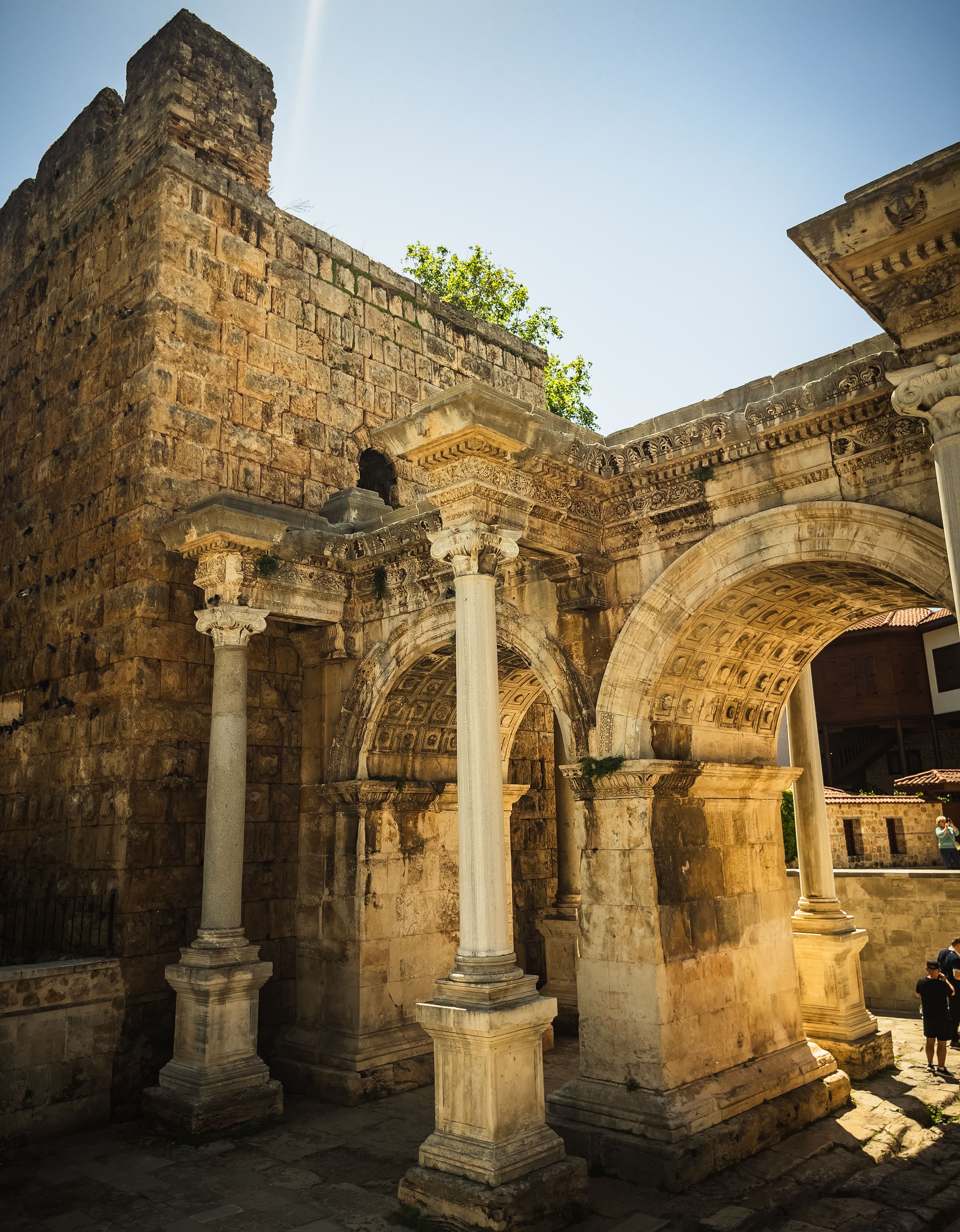 Hadrian's Gate Ancient Roman Architecture in Antalya · Free Stock Photo