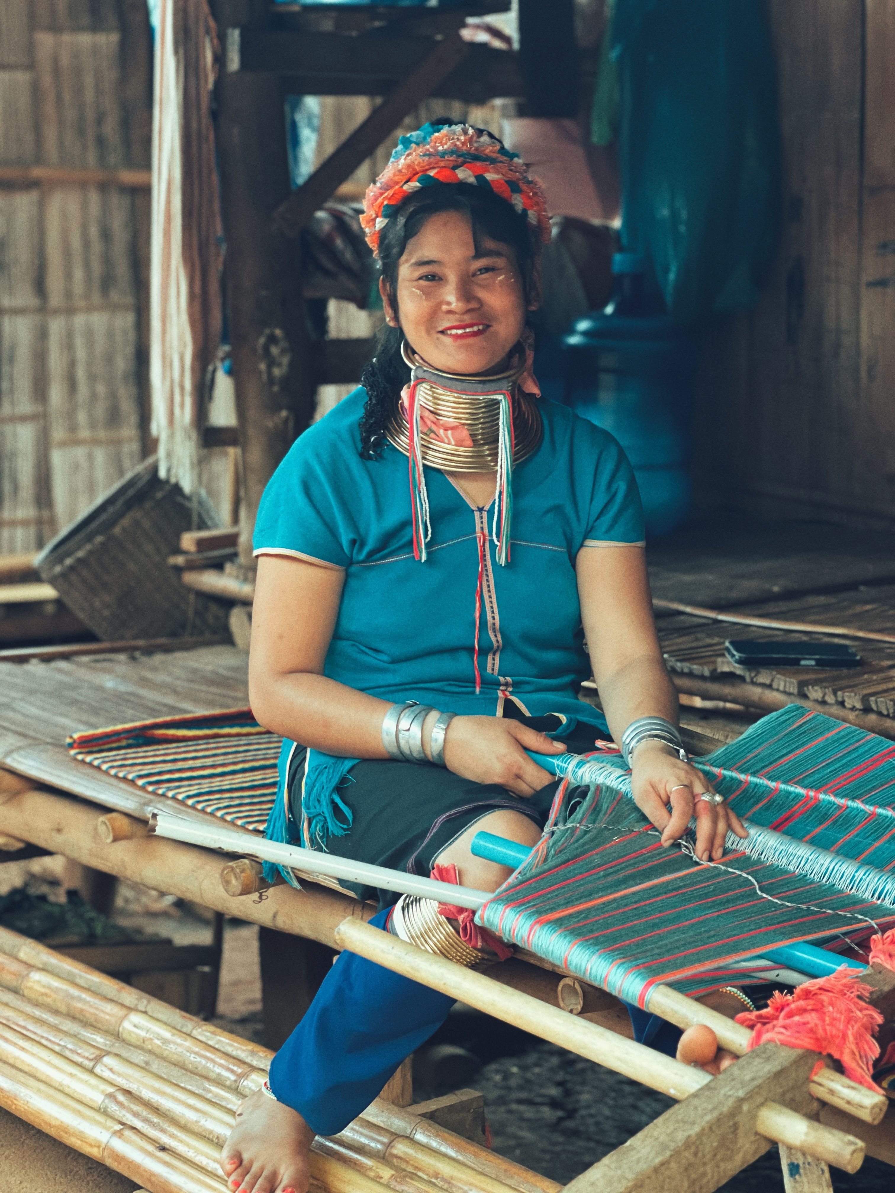 Traditional Thai Woman Weaving in Thailand · Free Stock Photo