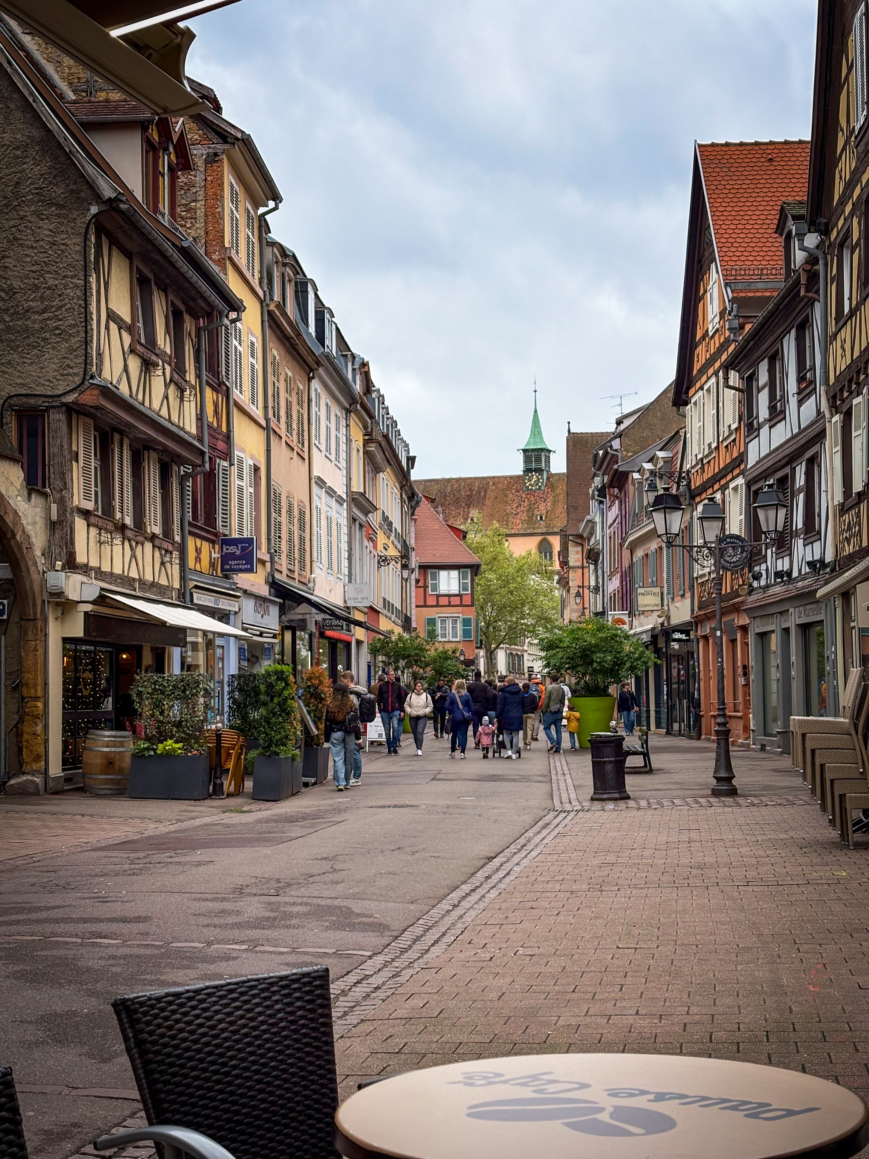 Charming Street Scene in a Quaint European Town · Free Stock Photo