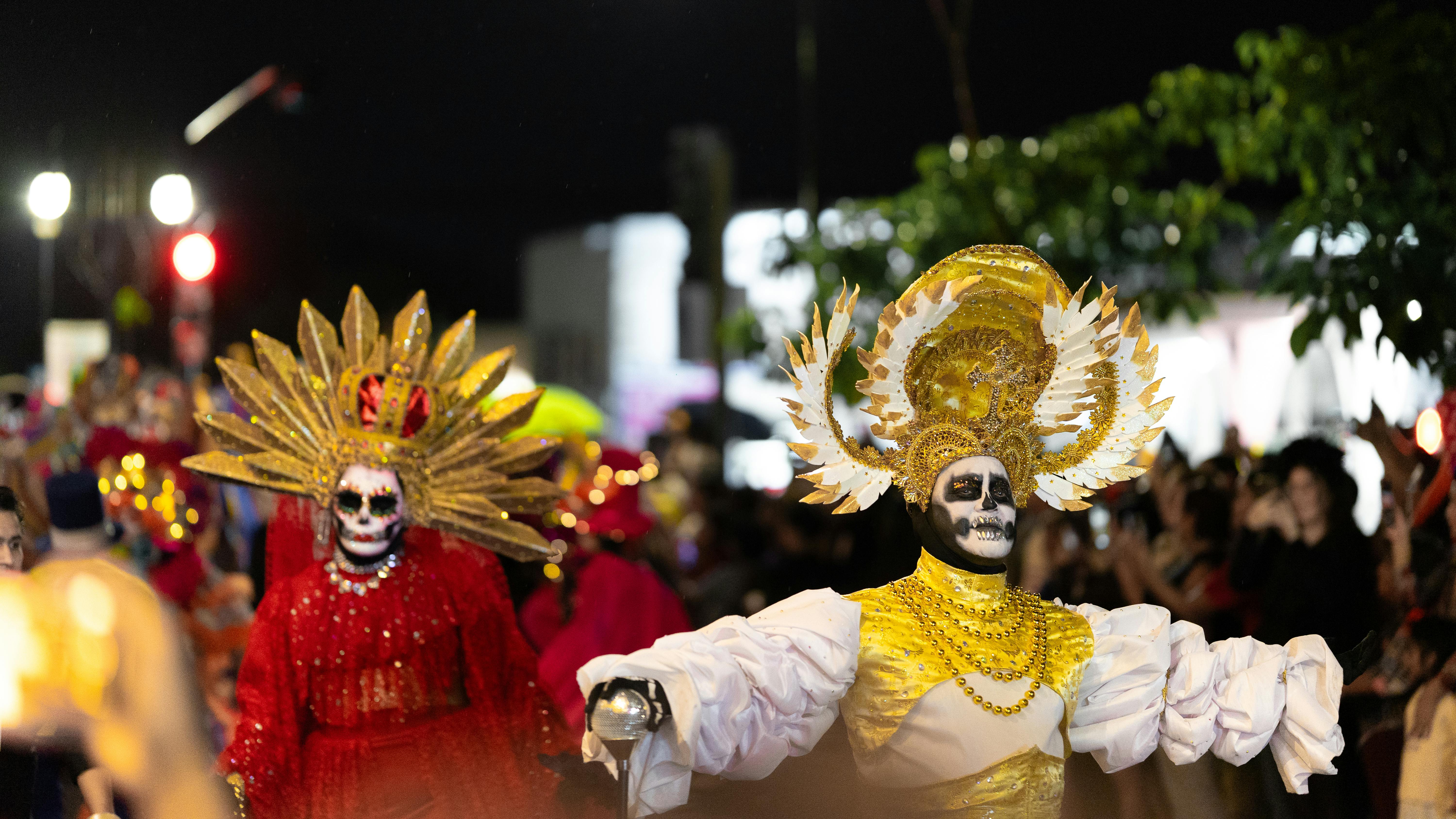 Colorful Dia de los Muertos Celebration in Merida · Free Stock Photo