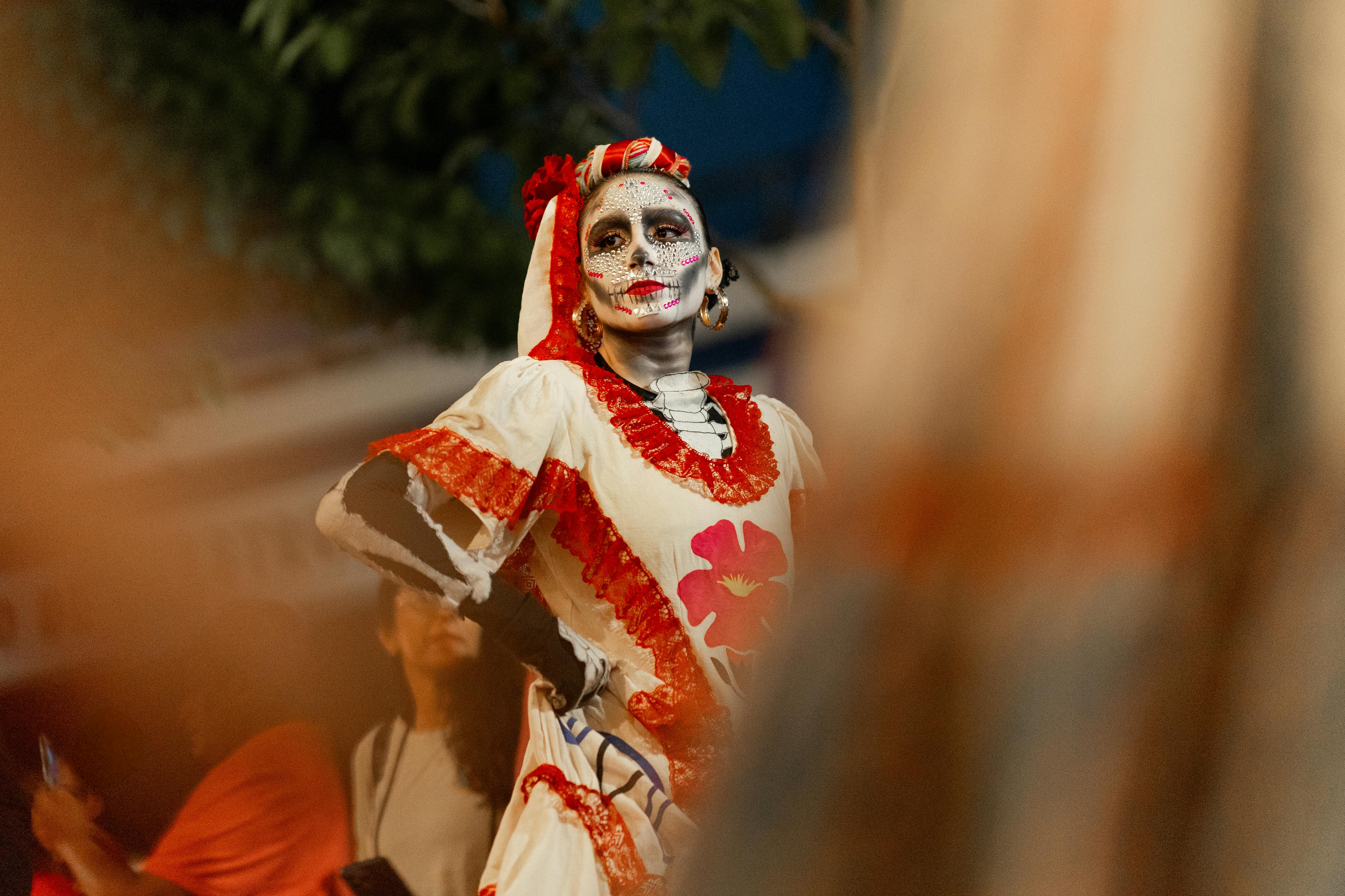 Colorful Dia de los Muertos Celebration in Merida · Free Stock Photo