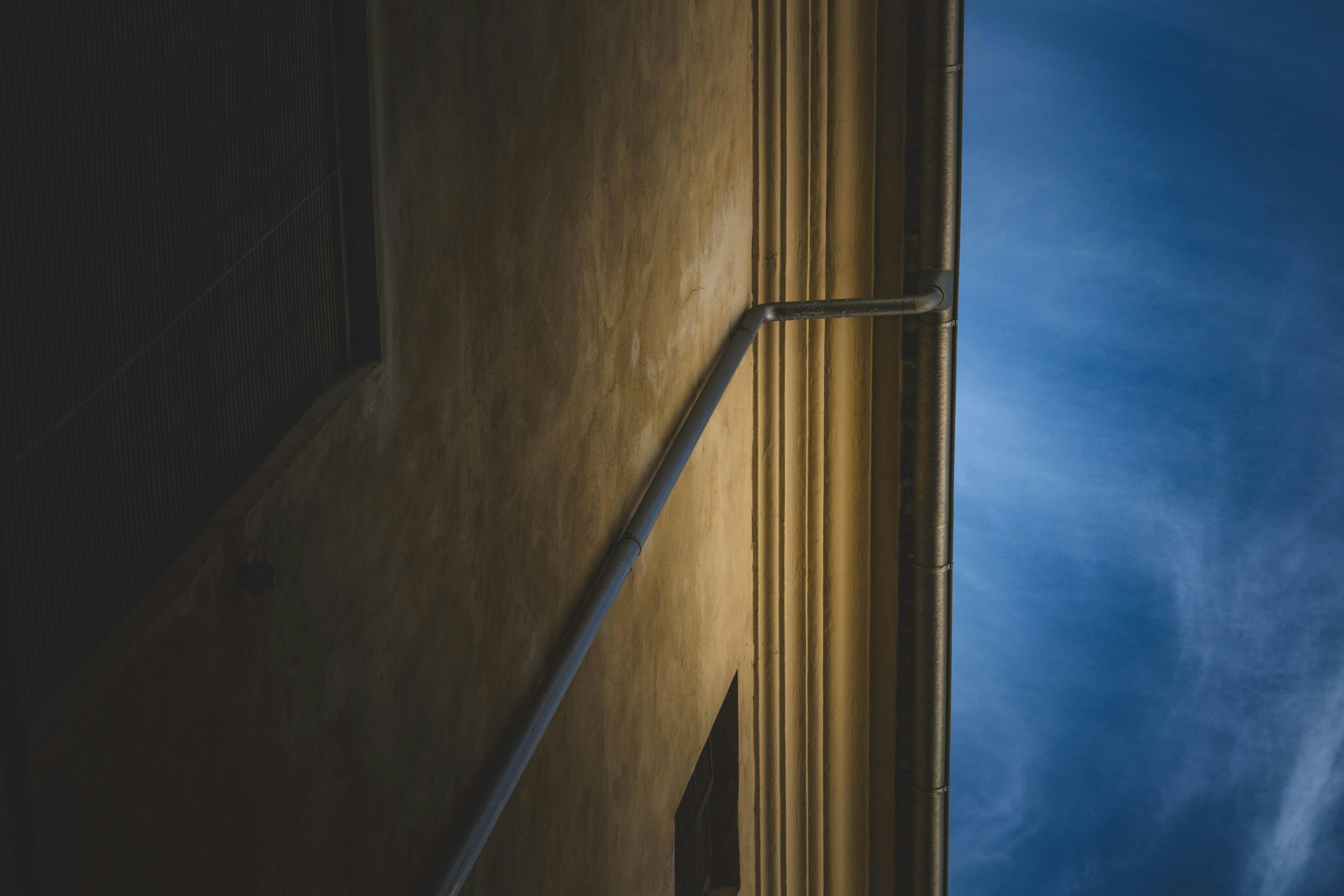 Abstract Urban Architecture with Blue Sky · Free Stock Photo