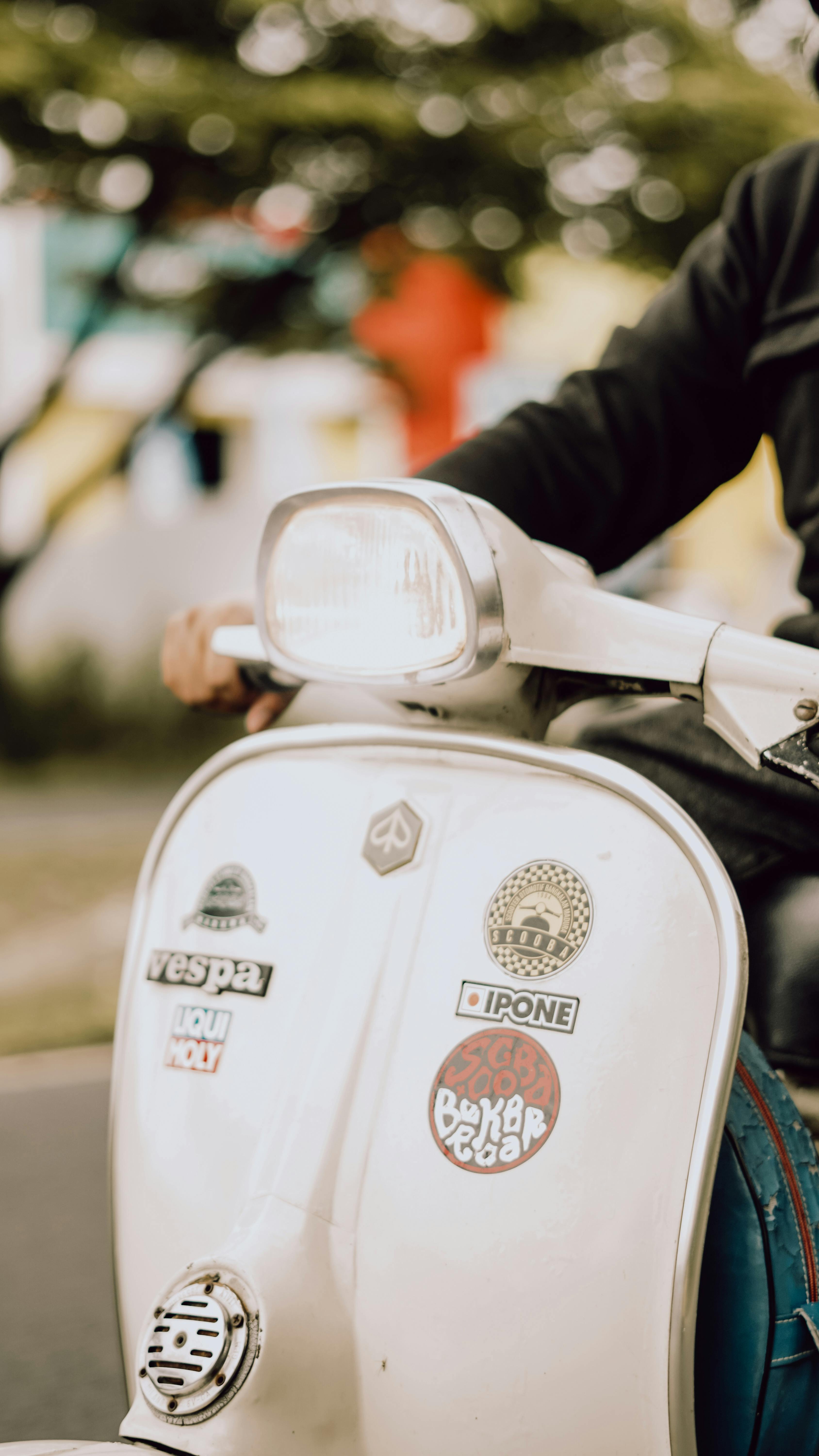 Close-Up of Classic Vespa Scooter in East Java · Free Stock Photo