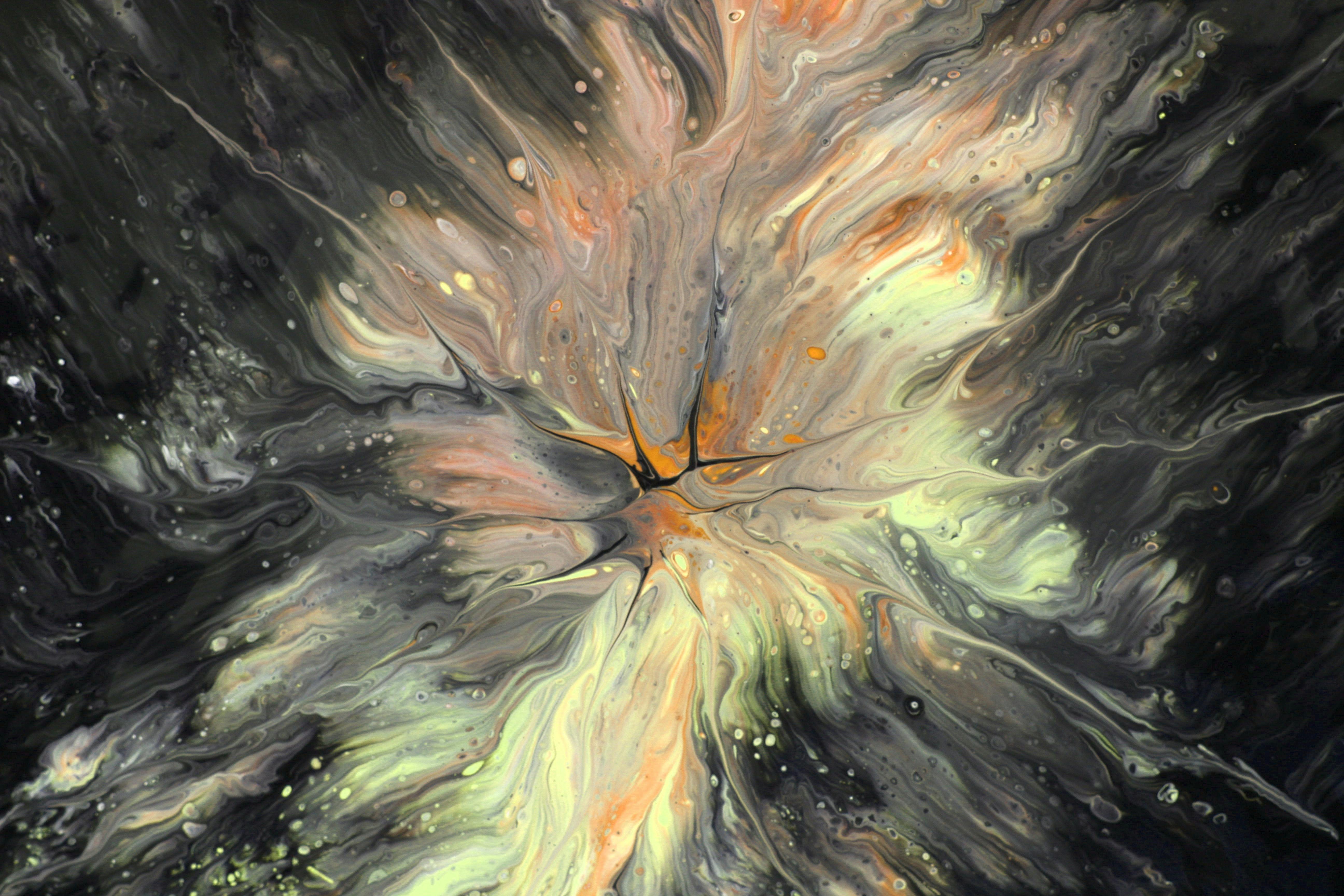 Abstract Fluid Art with Earthy Tones · Free Stock Photo