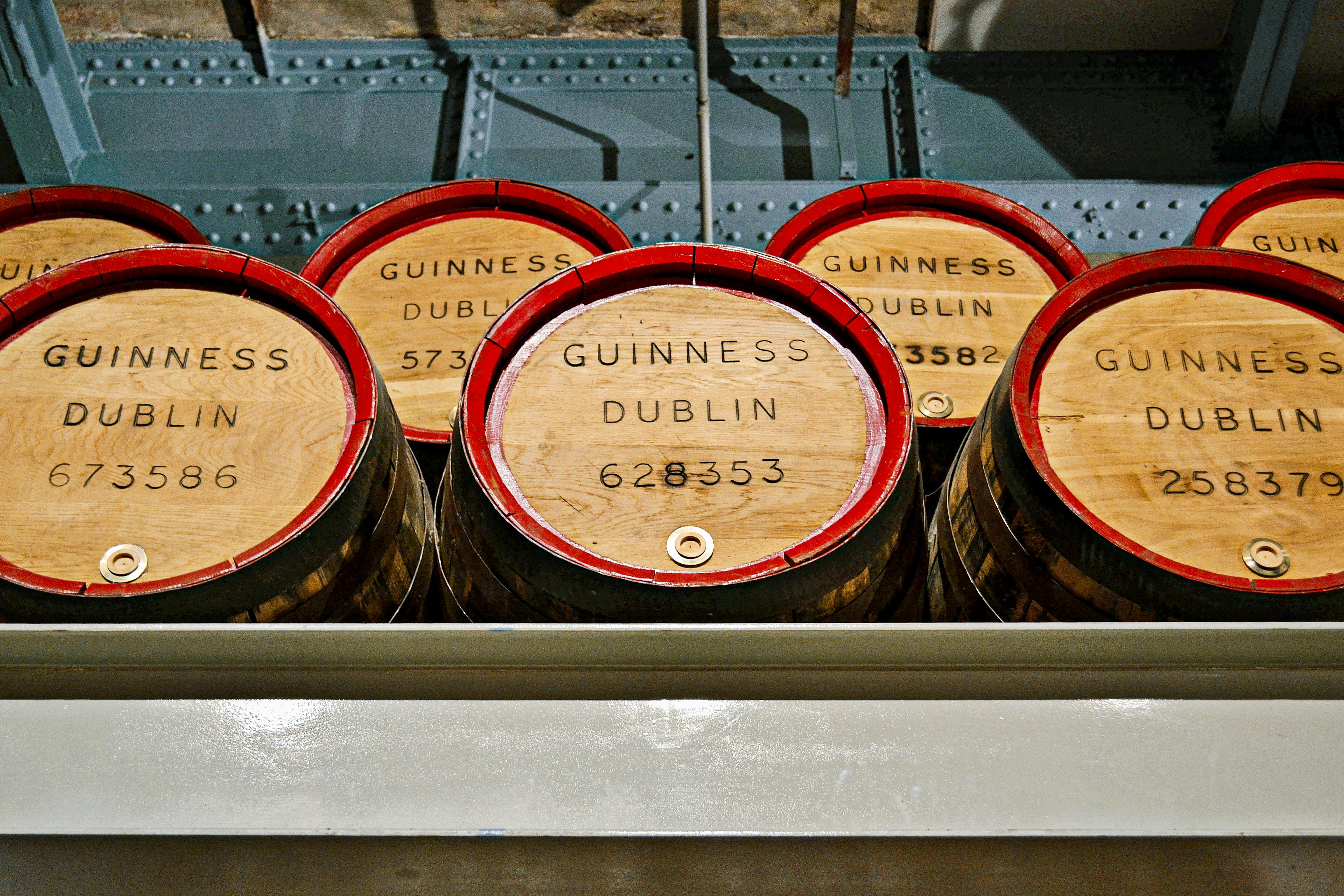 Guinness Barrels in Dublin Brewery Museum · Free Stock Photo