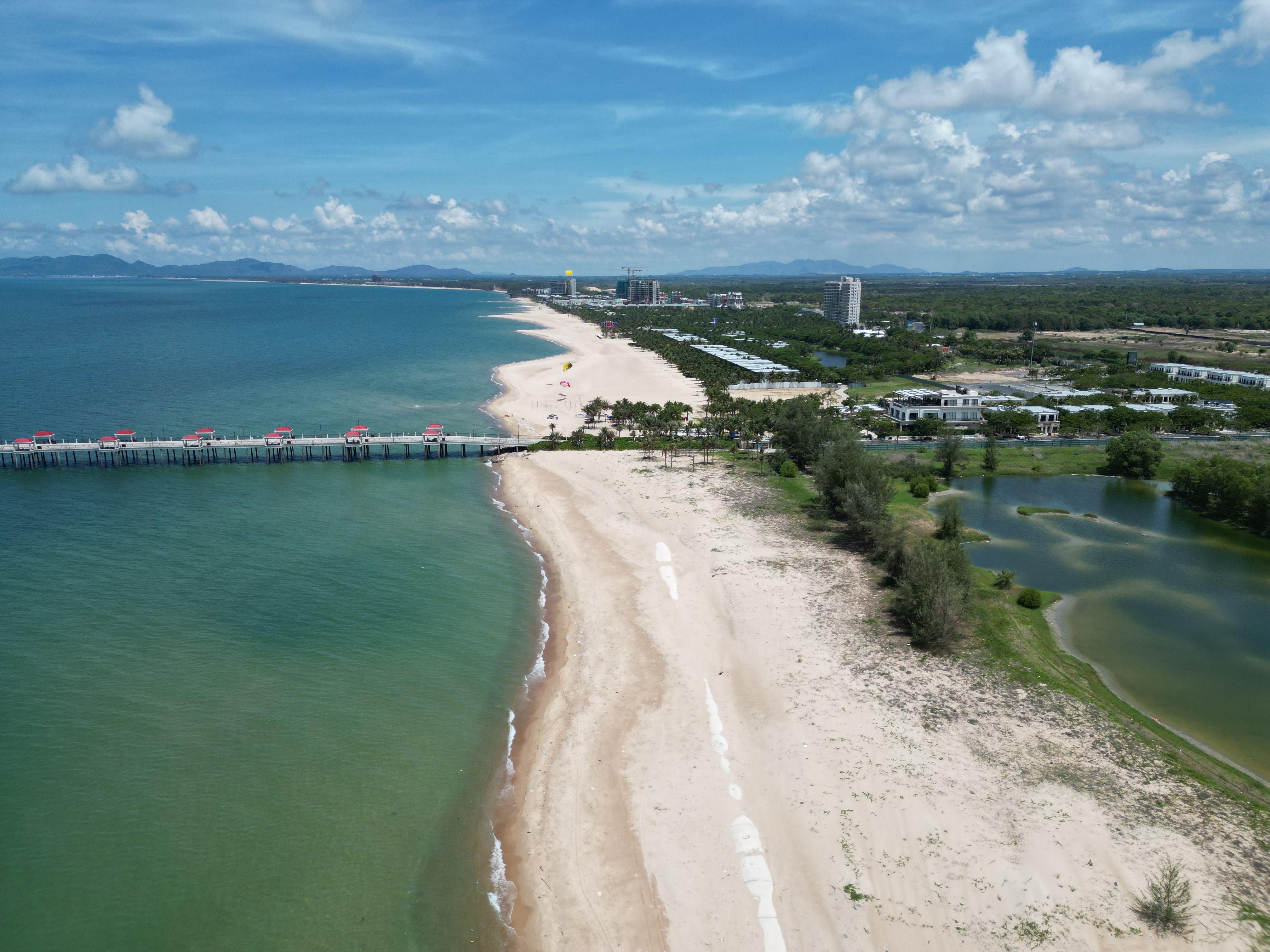 Aerial View of Hồ Tràm Beach in Vietnam's Summer · Free Stock Photo