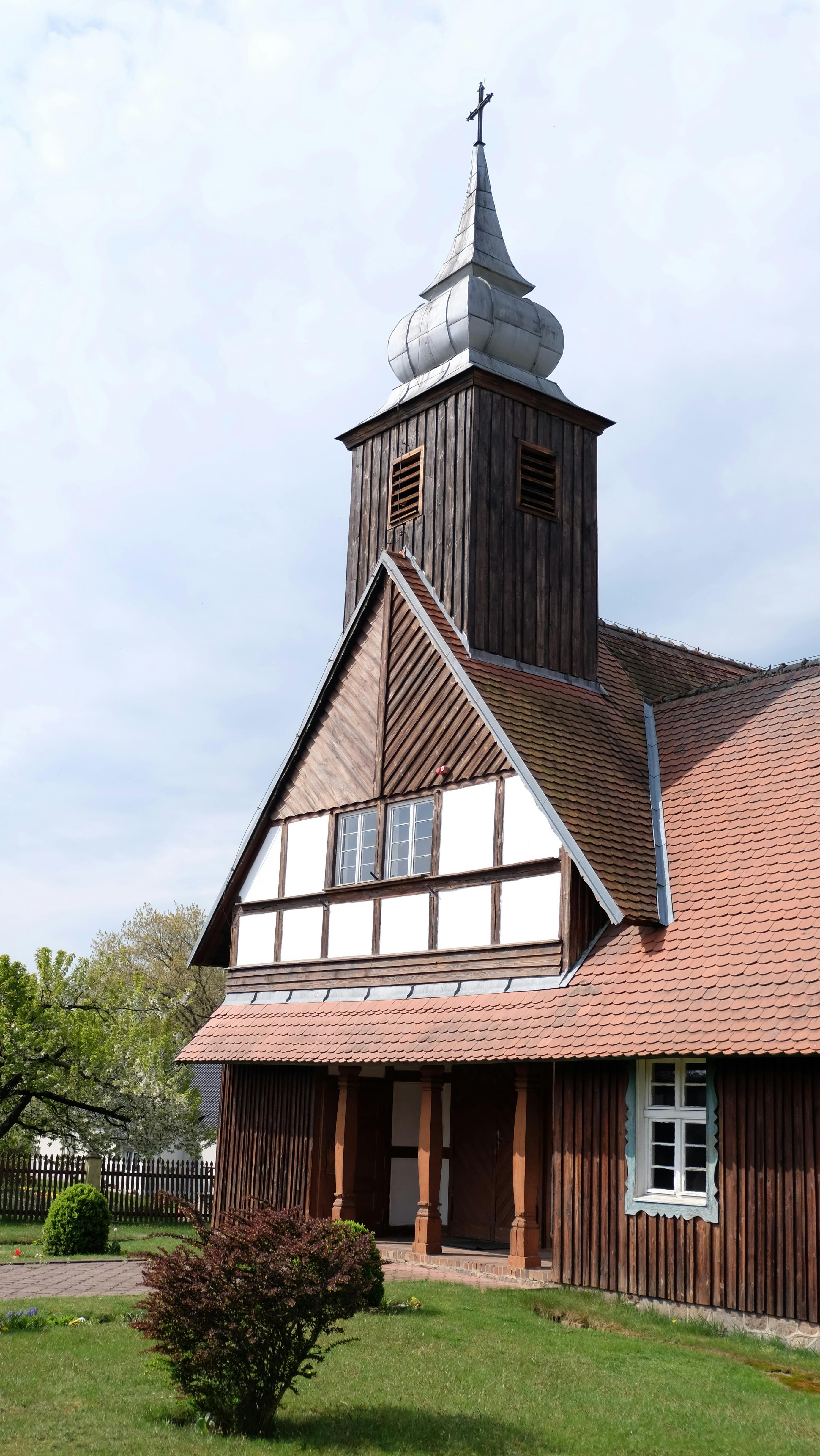 Rustic Wooden Church with Historic Architecture · Free Stock Photo