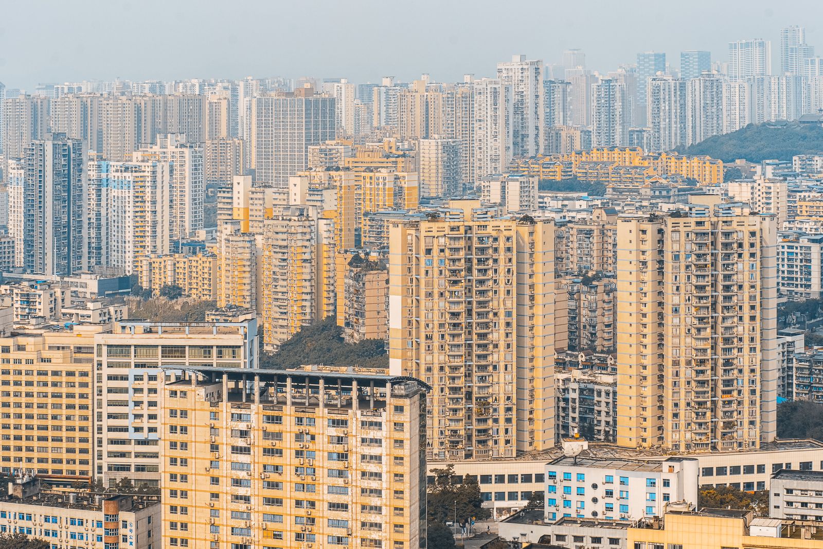 Aerial View Of High Rise Buildings · Free Stock Photo