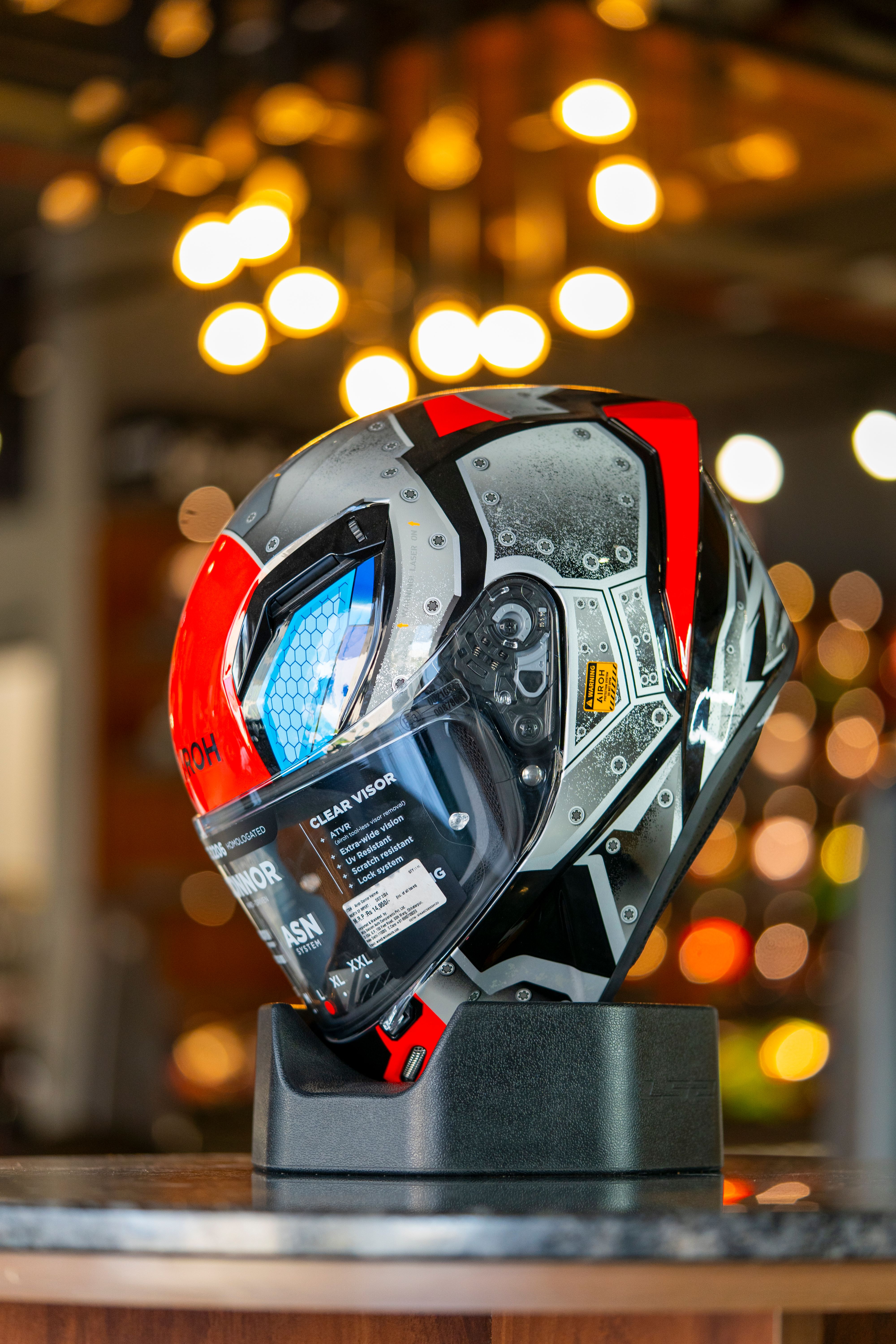 Modern Motorcycle Helmet with Futuristic Design · Free Stock Photo