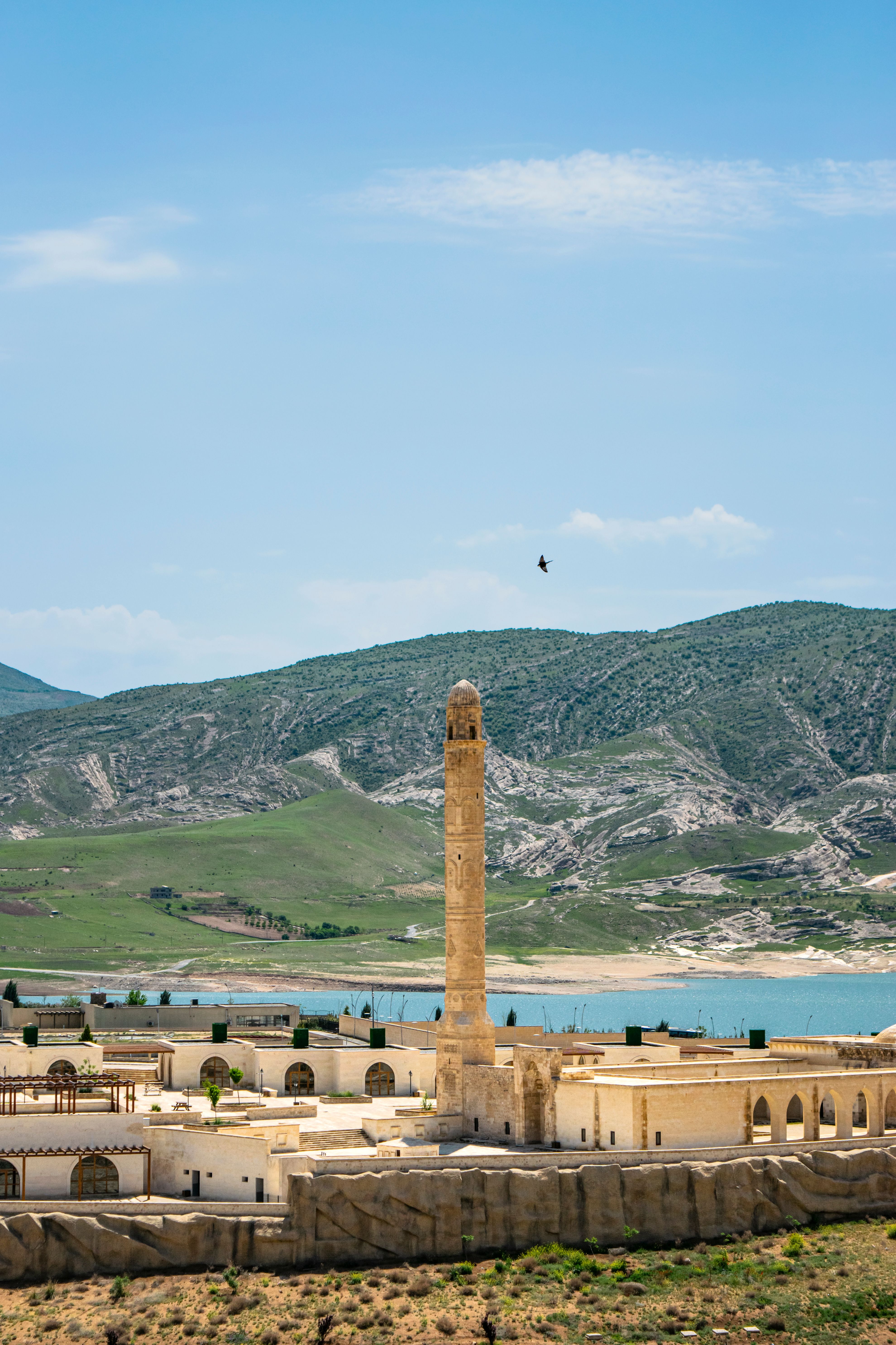 Majestic Minaret in Hasankeyf, Türkiye Landscape · Free Stock Photo