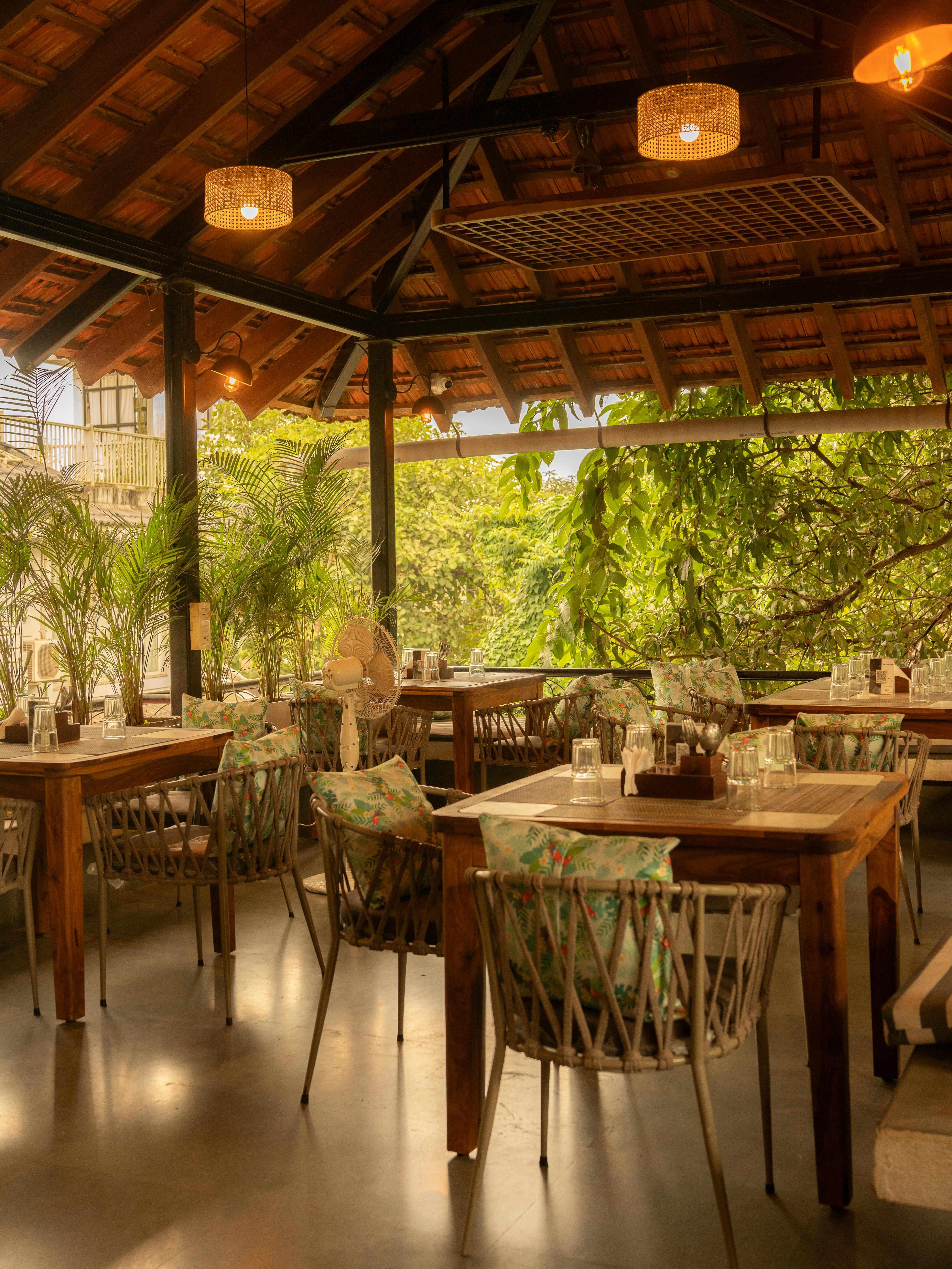 Cozy Outdoor Cafe in Anjuna, Goa · Free Stock Photo