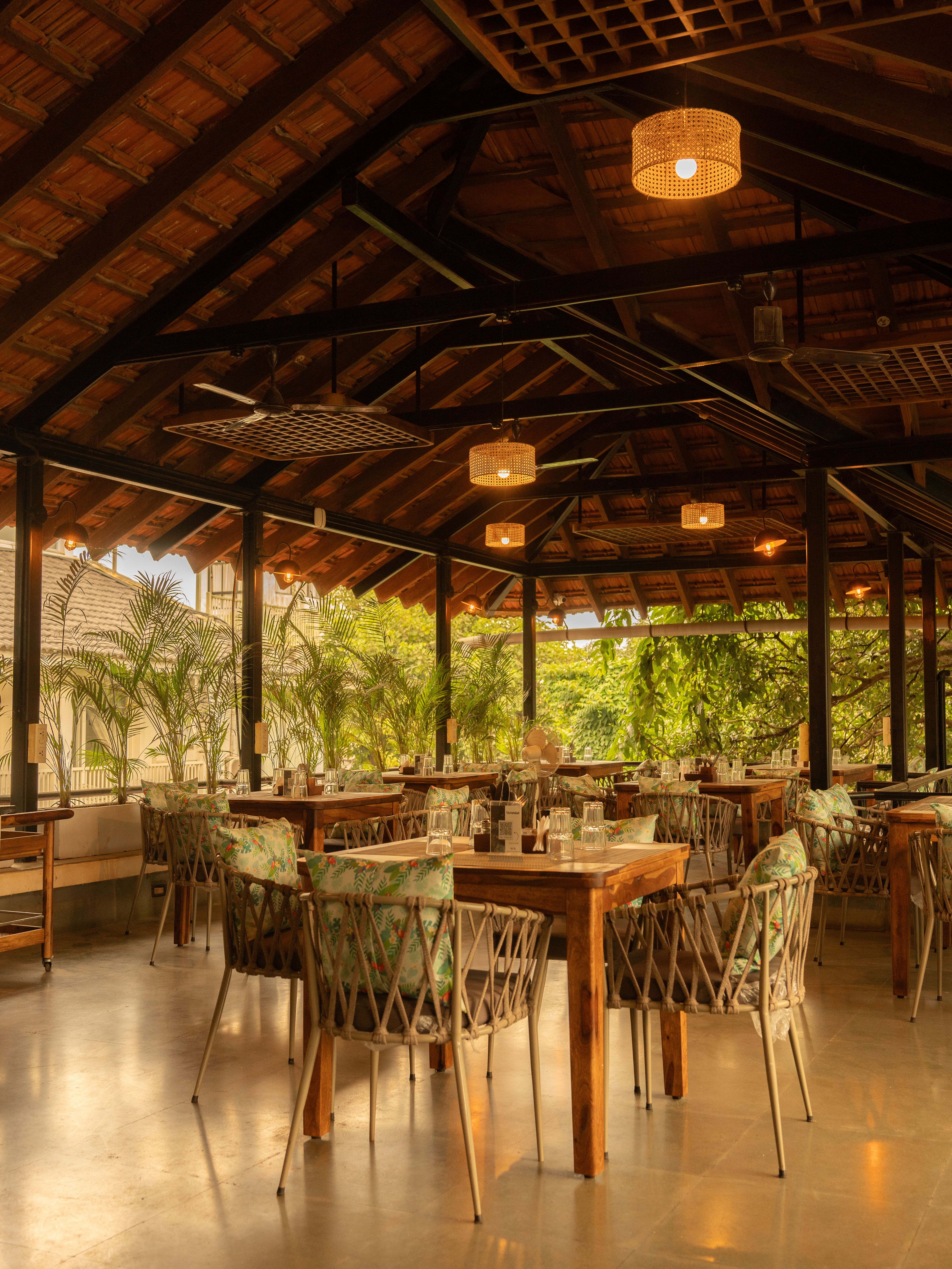 Scenic Dining Terrace in Anjuna, Goa · Free Stock Photo