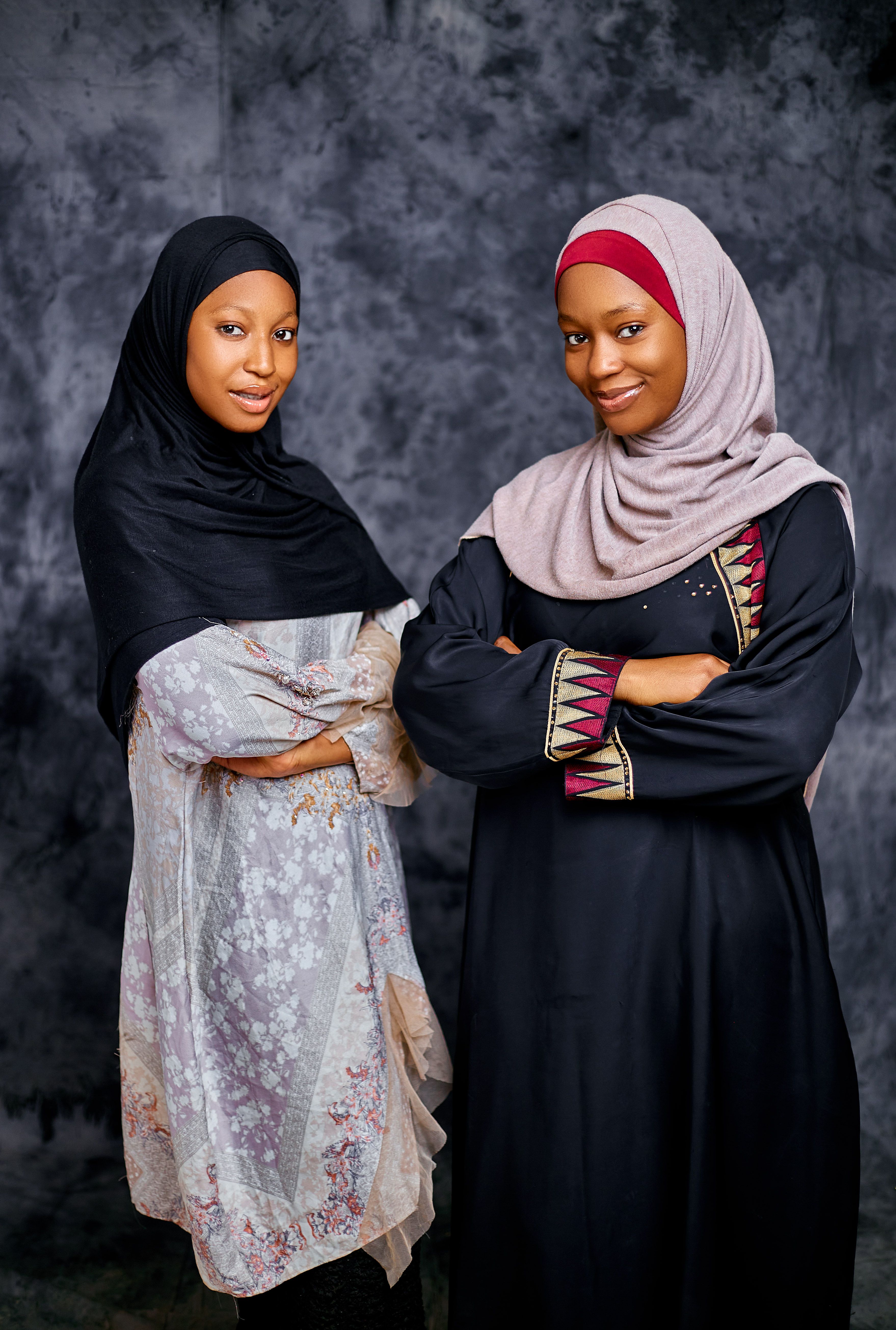 Portrait of Two Women in Traditional Hijabs · Free Stock Photo