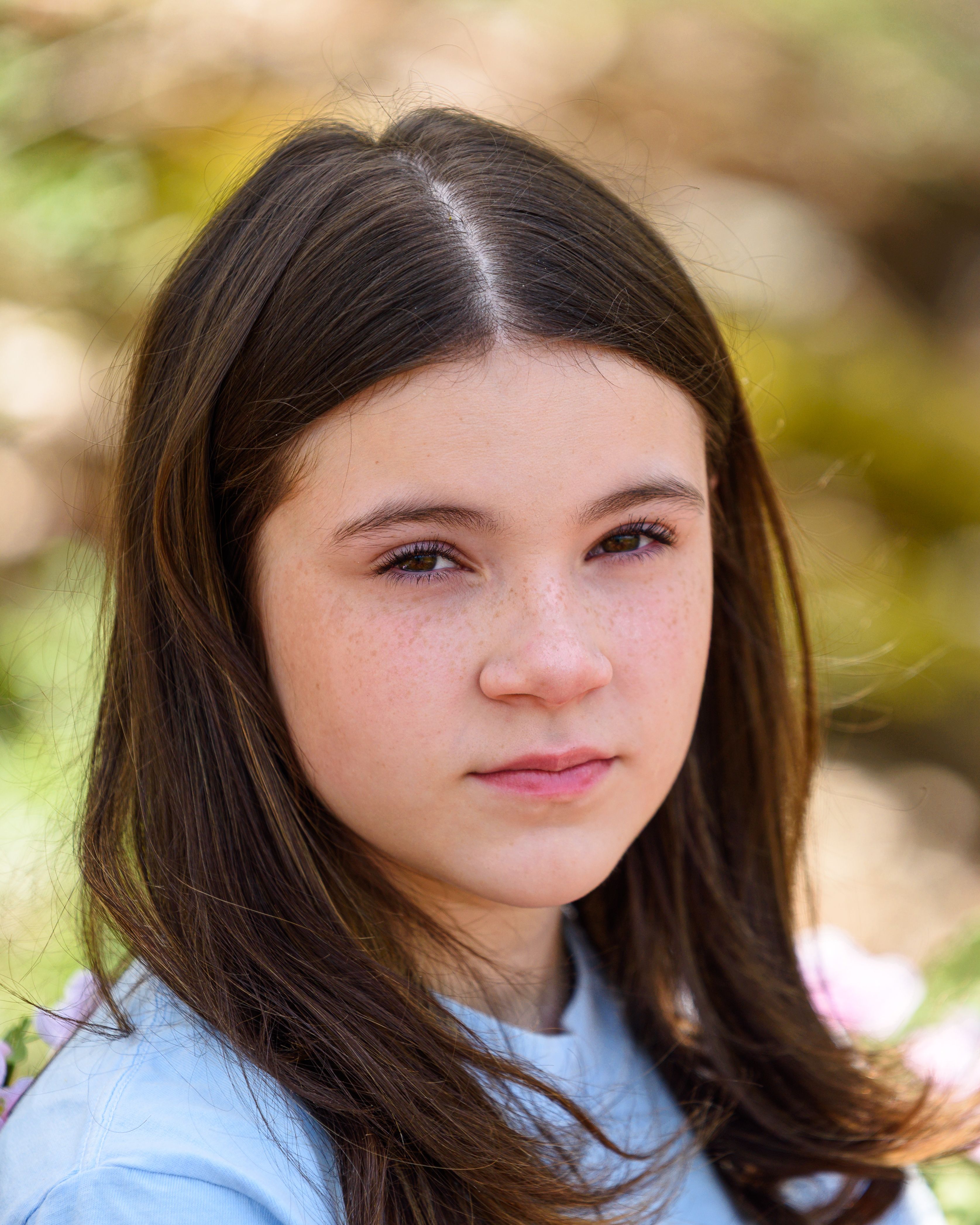 Portrait of a Teen Girl in Natural Light · Free Stock Photo