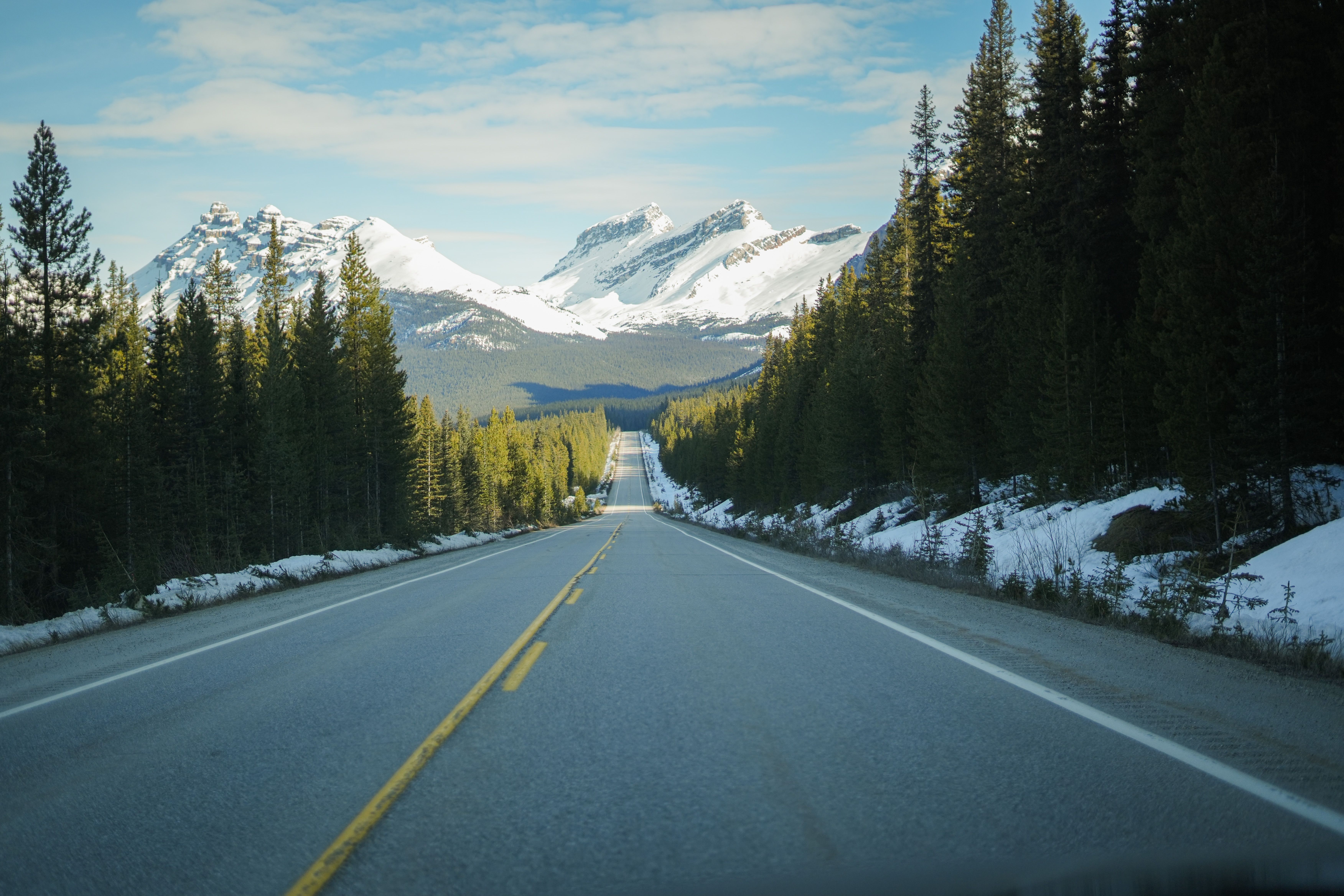 Scenic Road through Banff National Park · Free Stock Photo