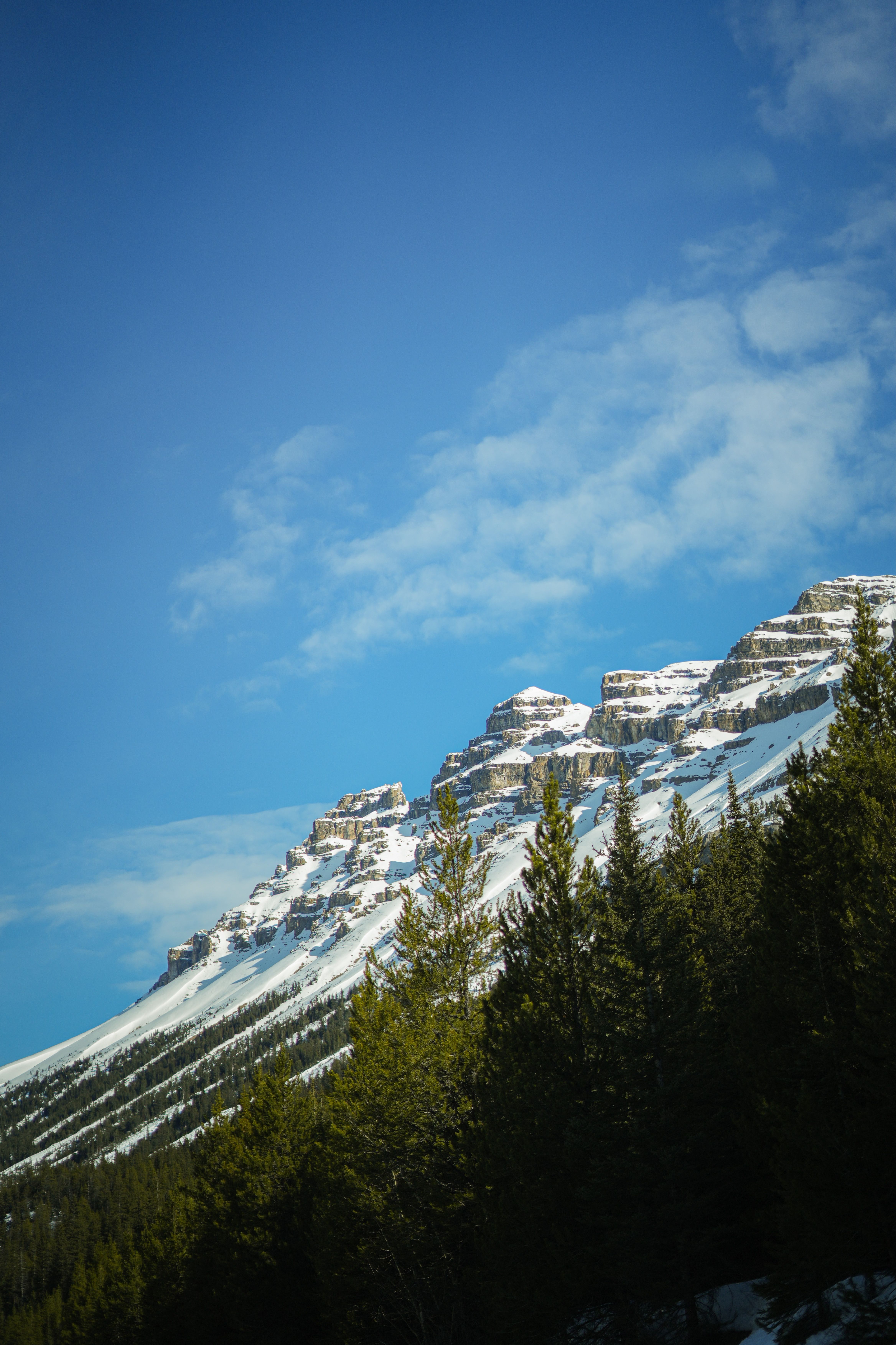 Stunning Snow-Capped Mountains in Banff National Park · Free Stock Photo