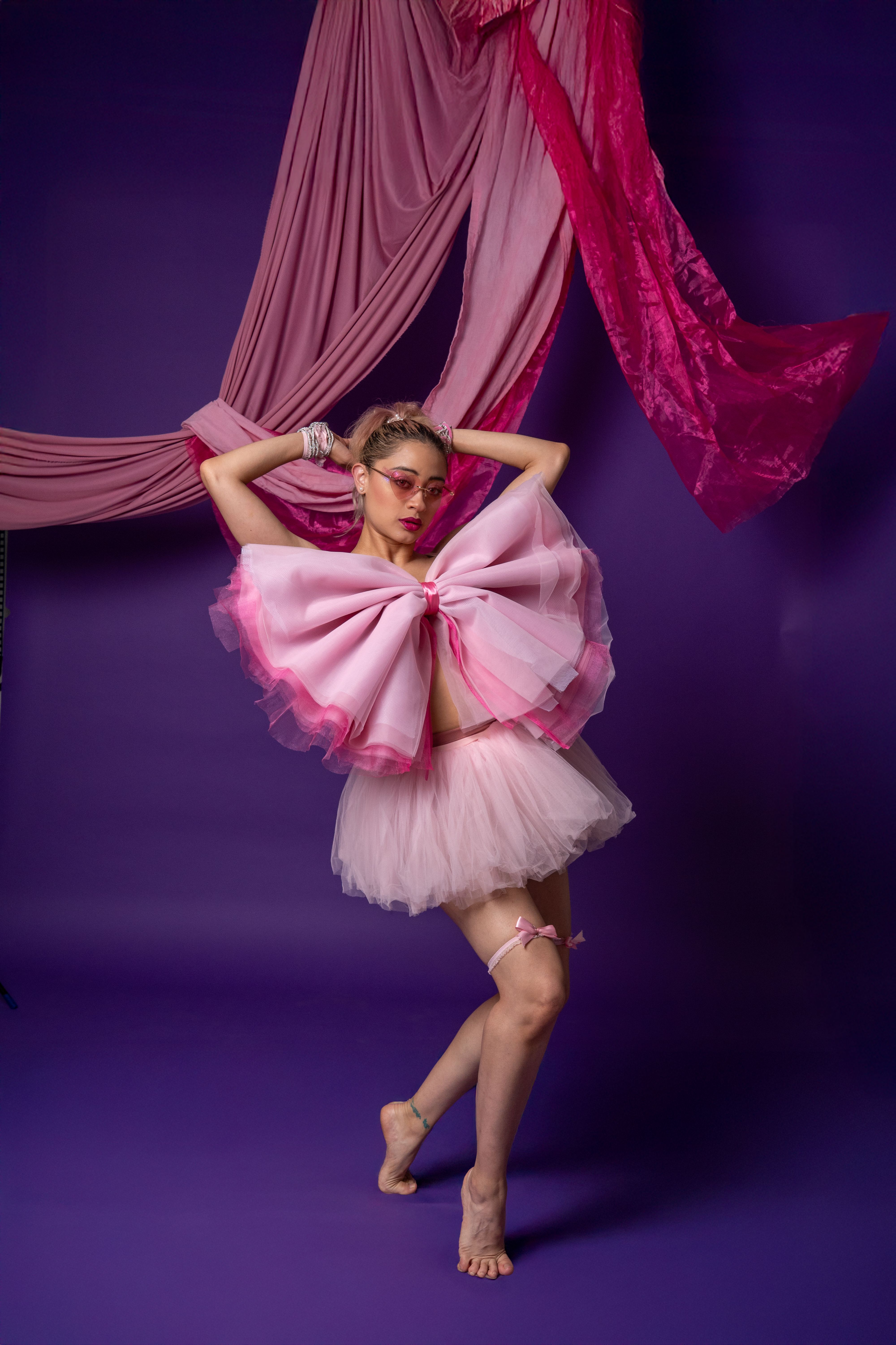 Graceful Contemporary Dancer in Pink Attire · Free Stock Photo