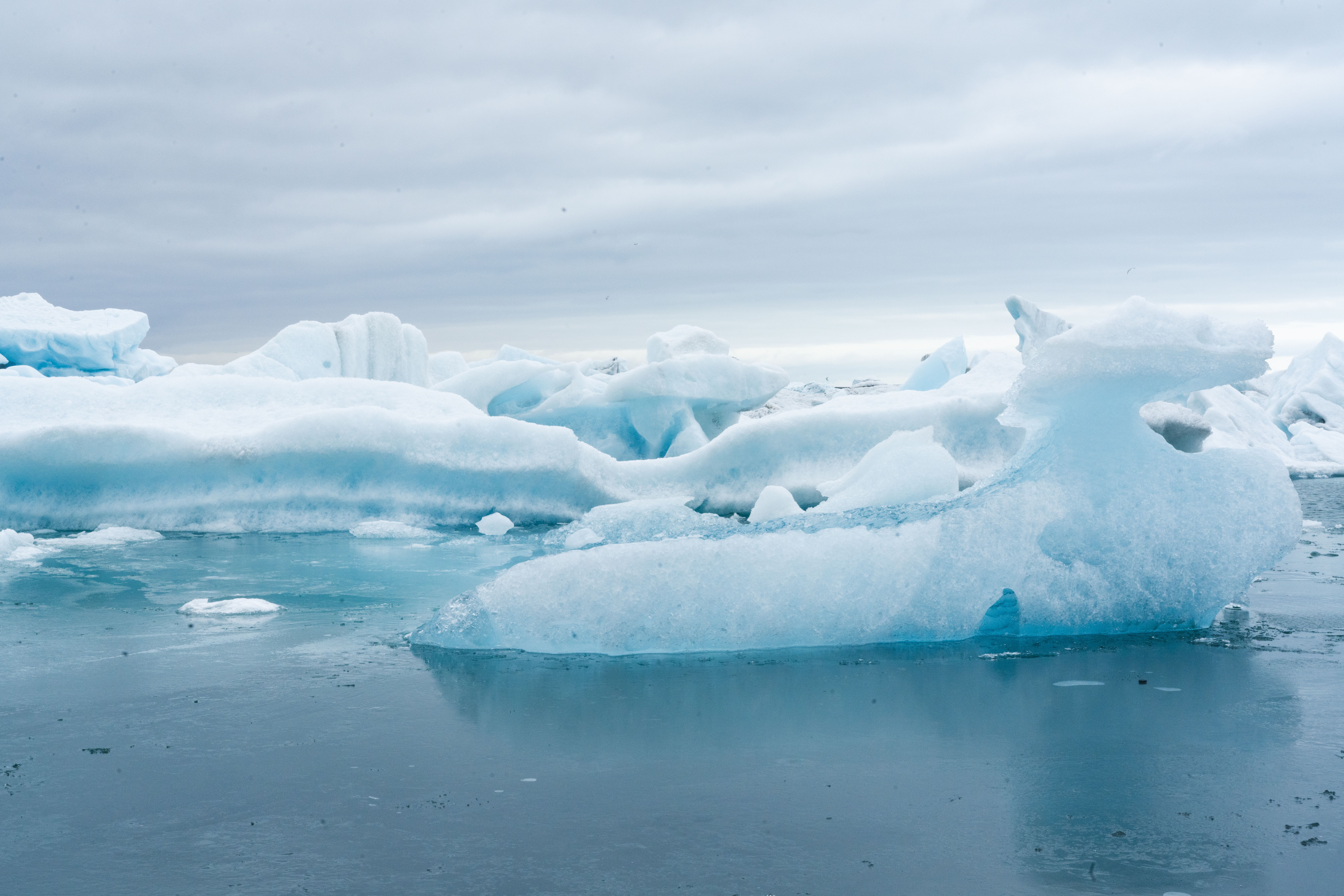 White Ice Formation on Body of Water · Free Stock Photo