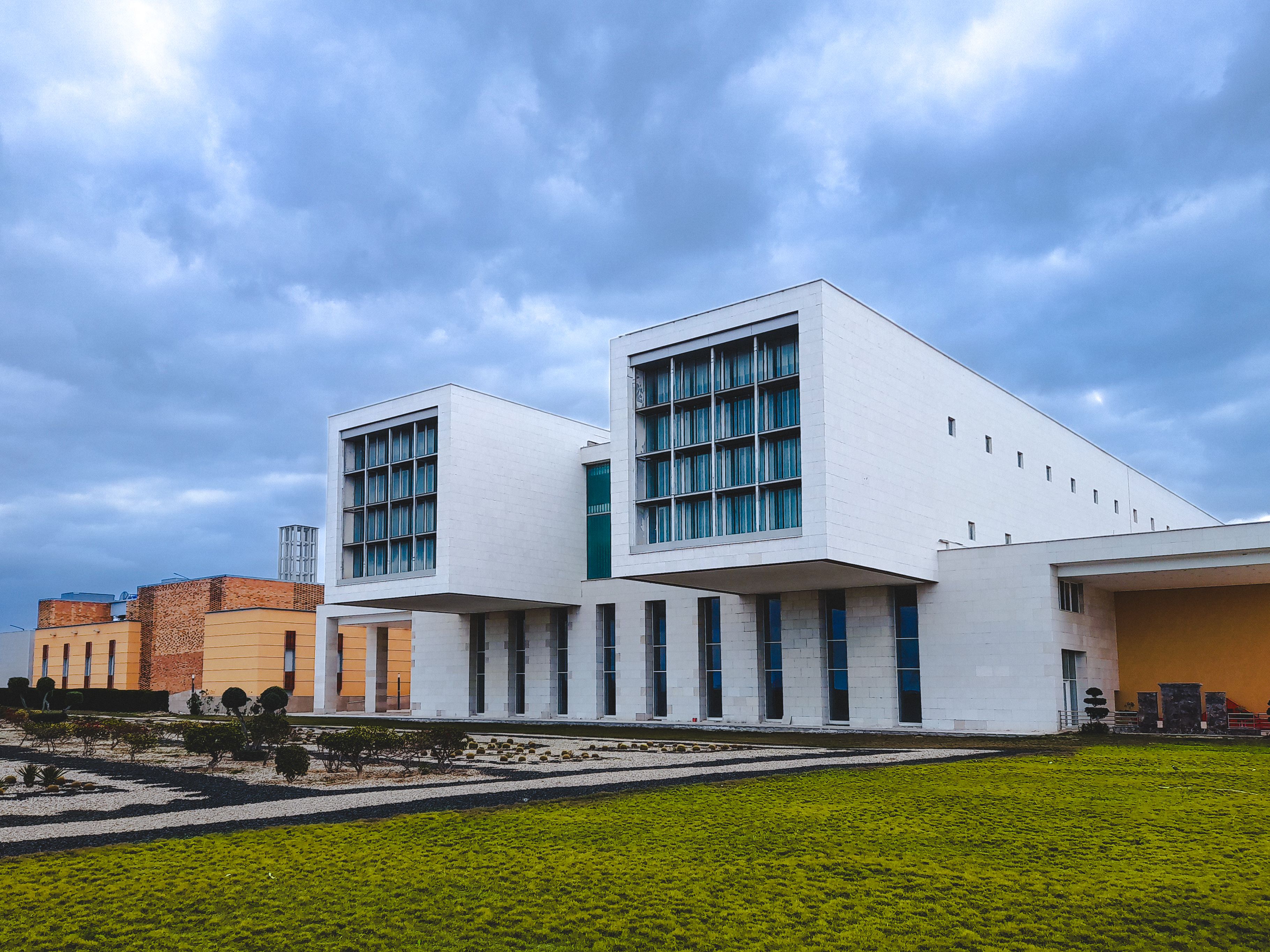 Aerial View of Modern School Building in India · Free Stock Photo