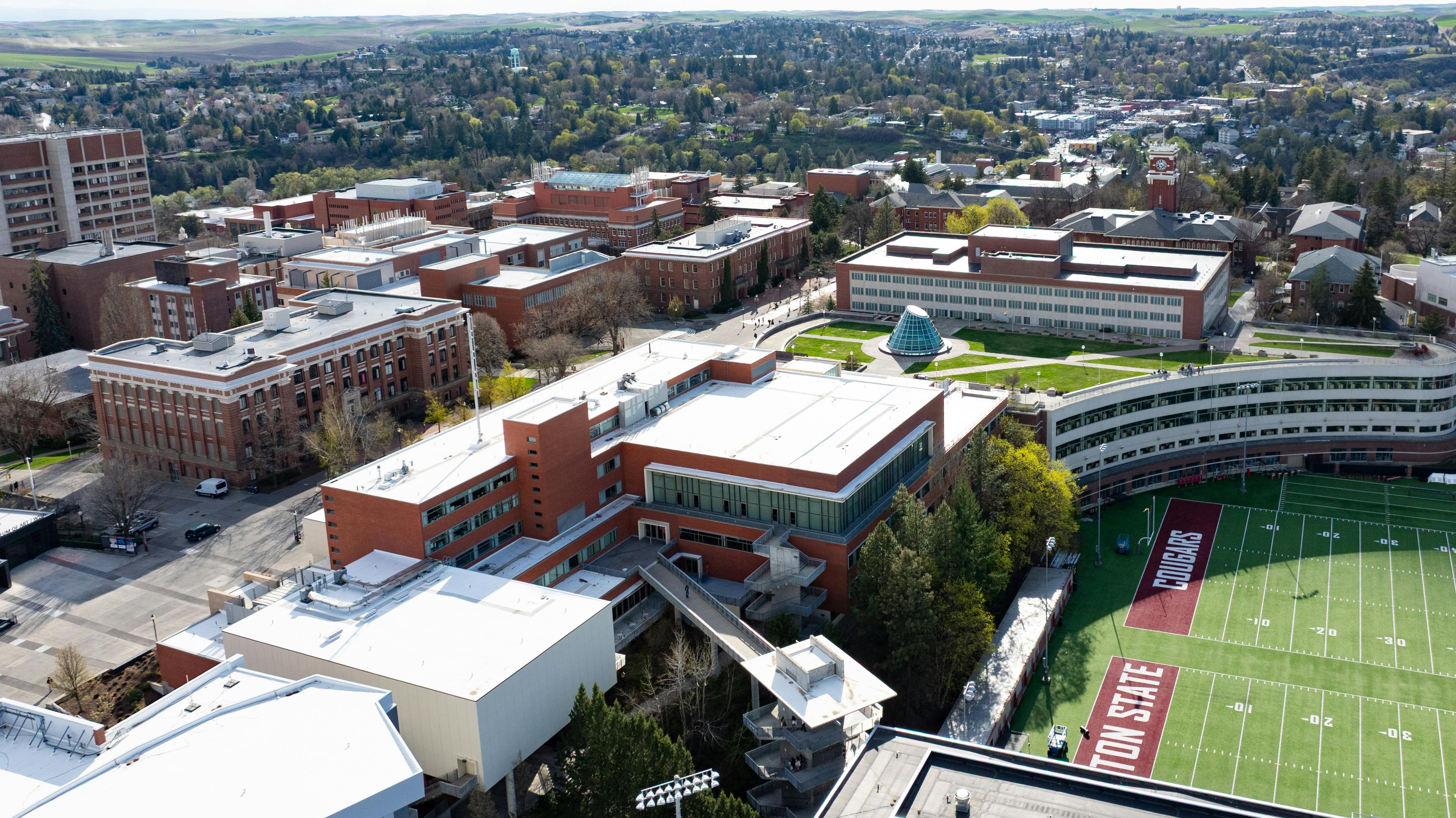 Aerial View of Washington State University Campus · Free Stock Photo