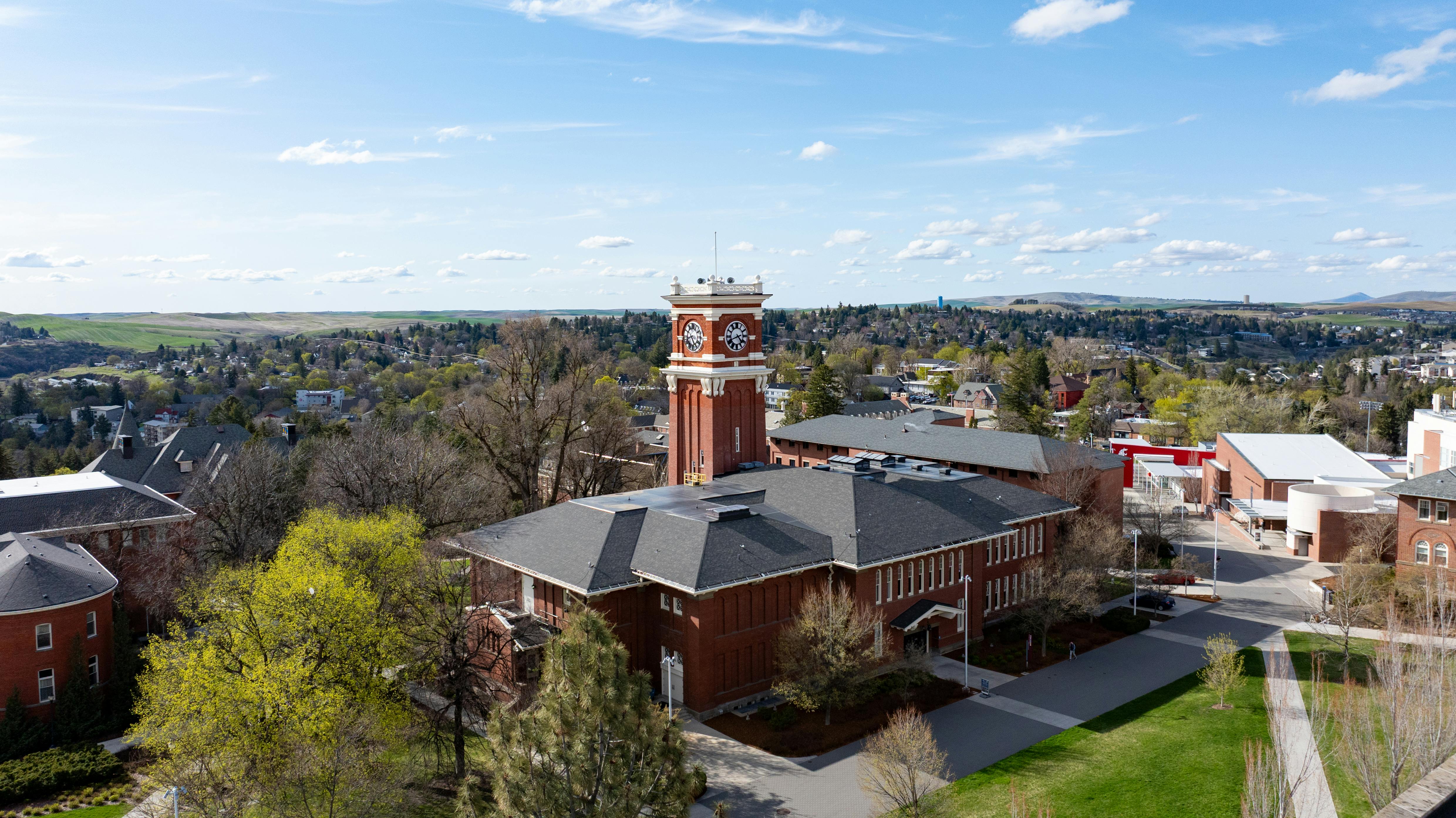 Aerial View of Washington State University Campus · Free Stock Photo