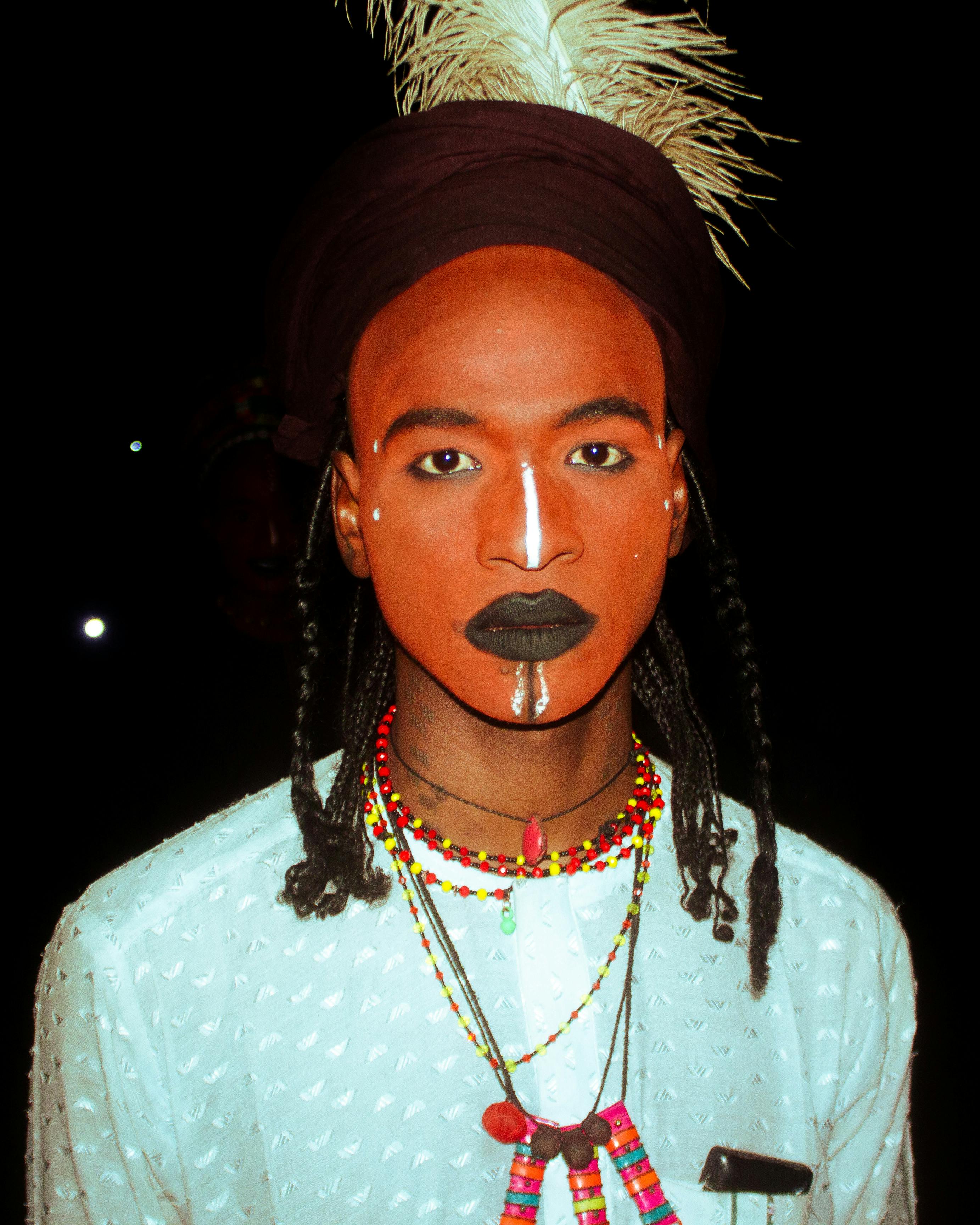 Traditional African Tribe Face Paint Portrait · Free Stock Photo
