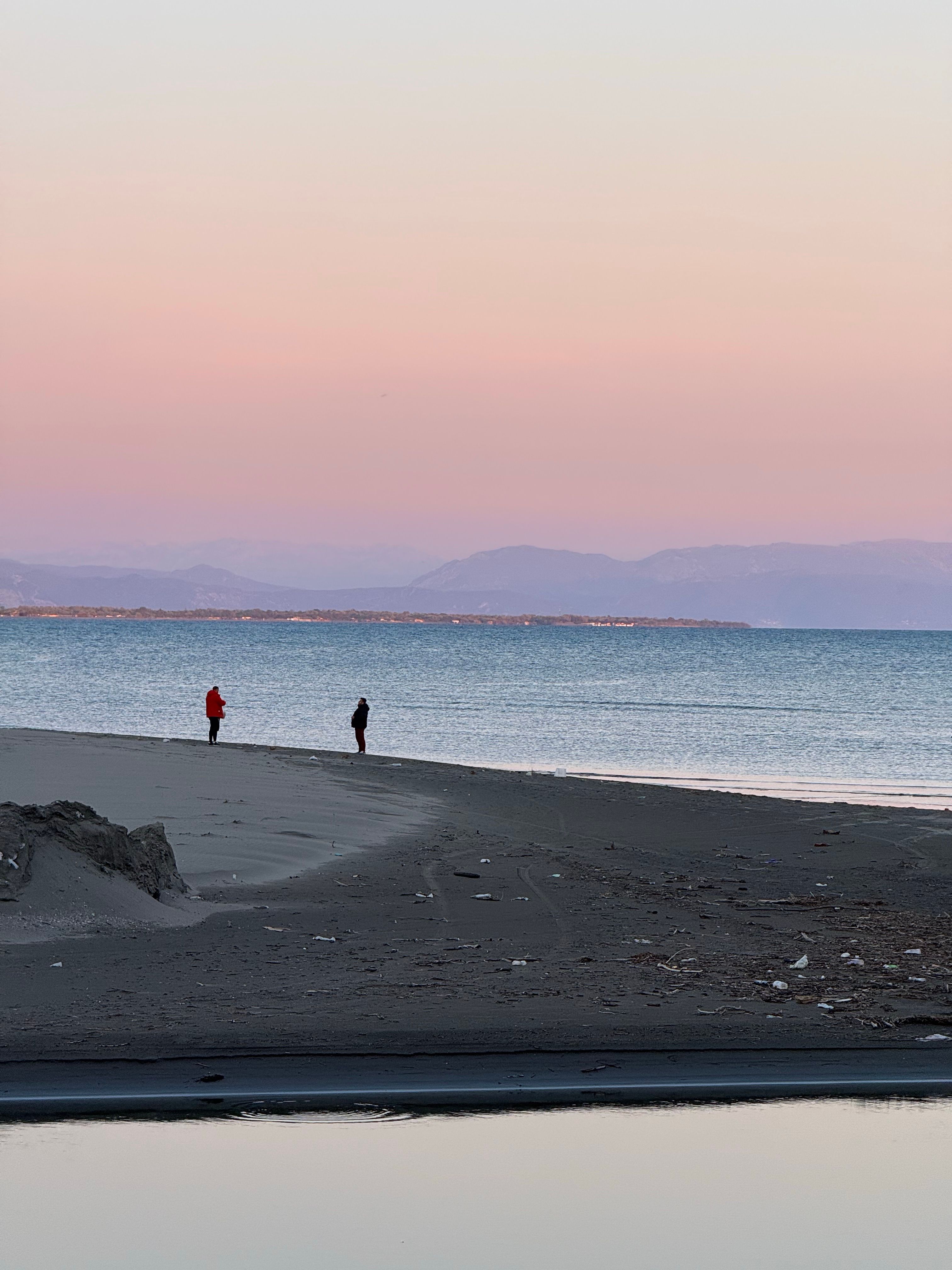 Walking At The Beach Sunset Photos, Download The BEST Free Walking At ...