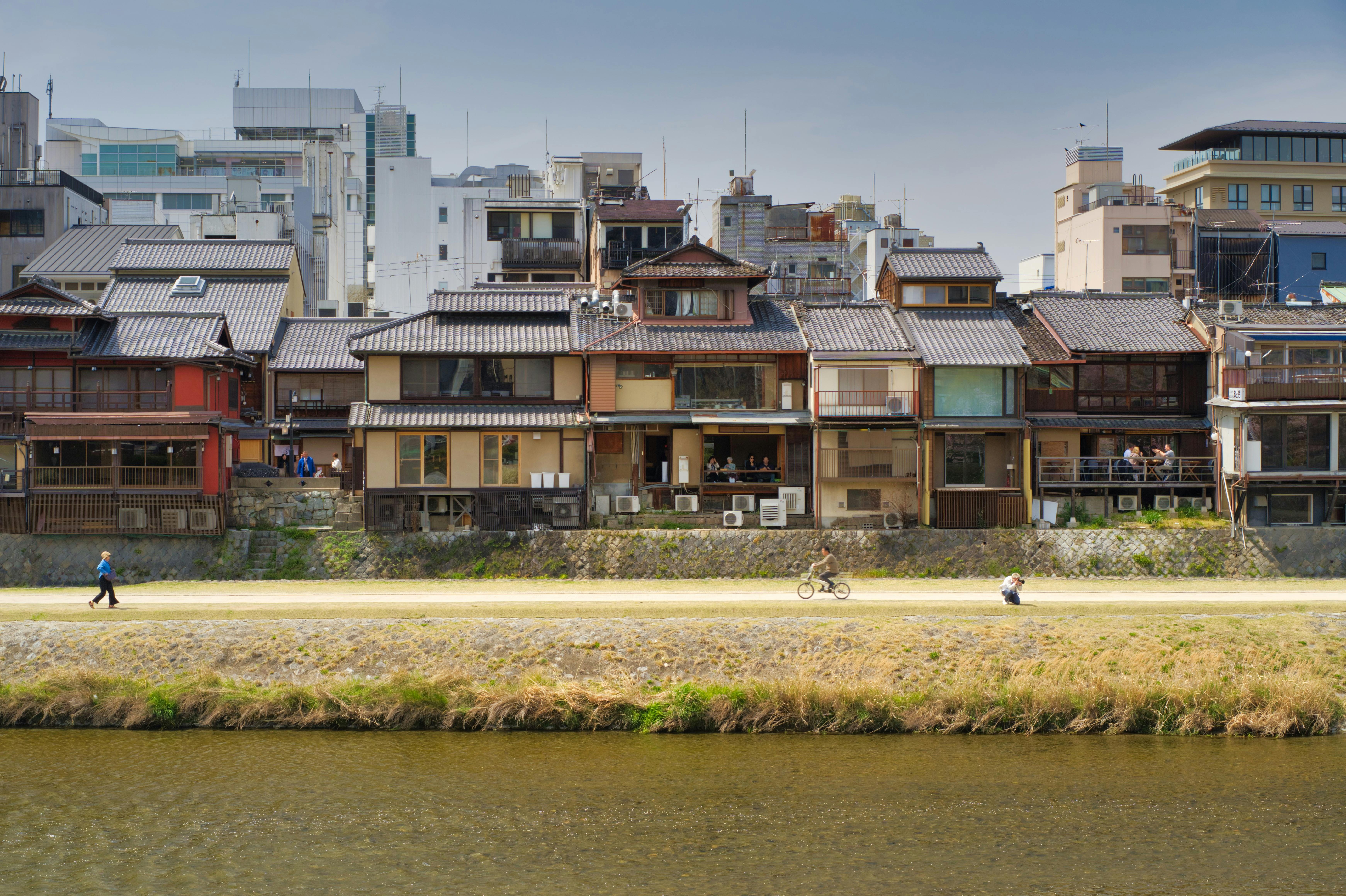 Traditional Riverside Houses in Kyoto, Japan · Free Stock Photo