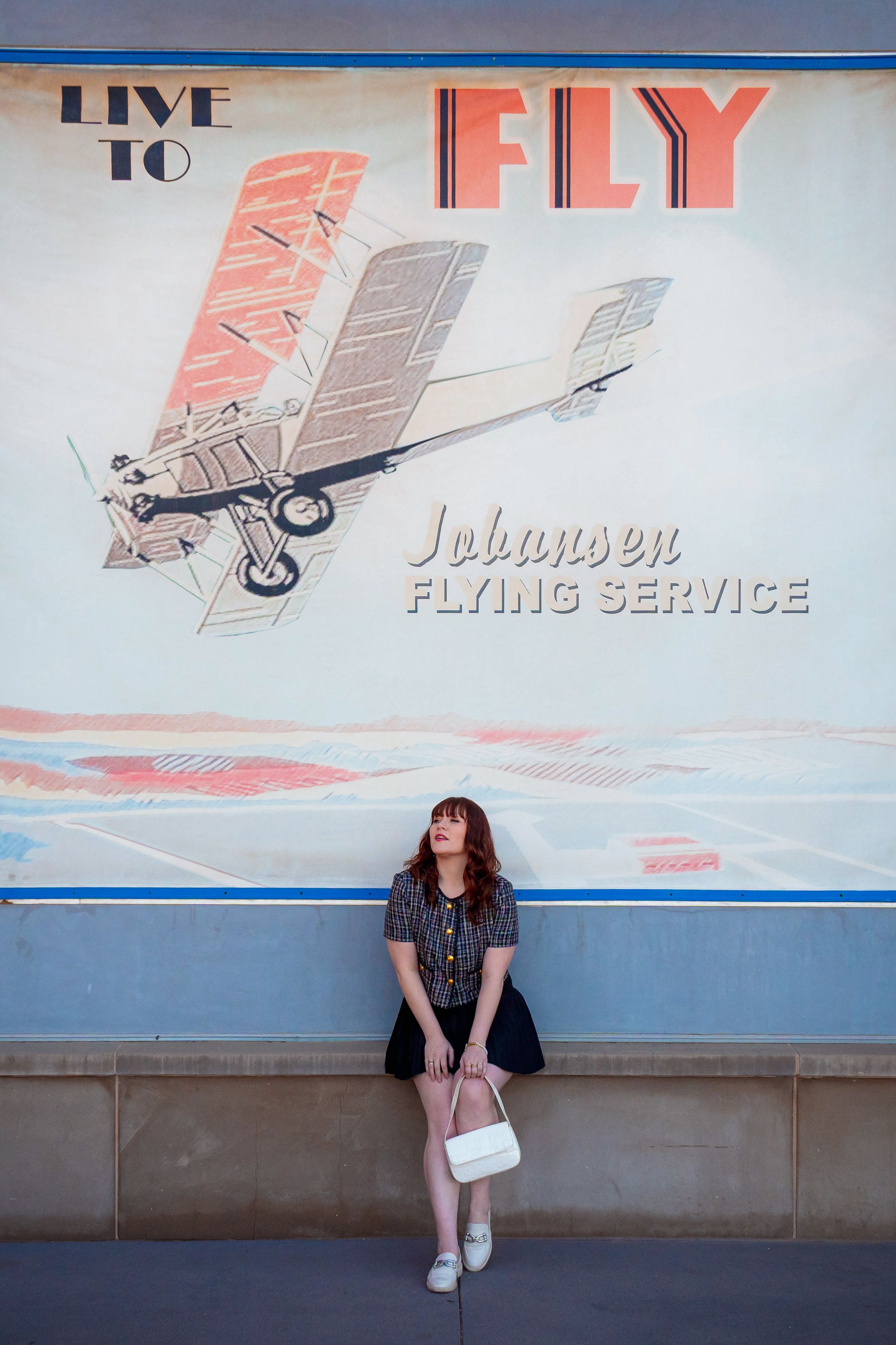 Vintage Style Portrait by Aviation Mural · Free Stock Photo