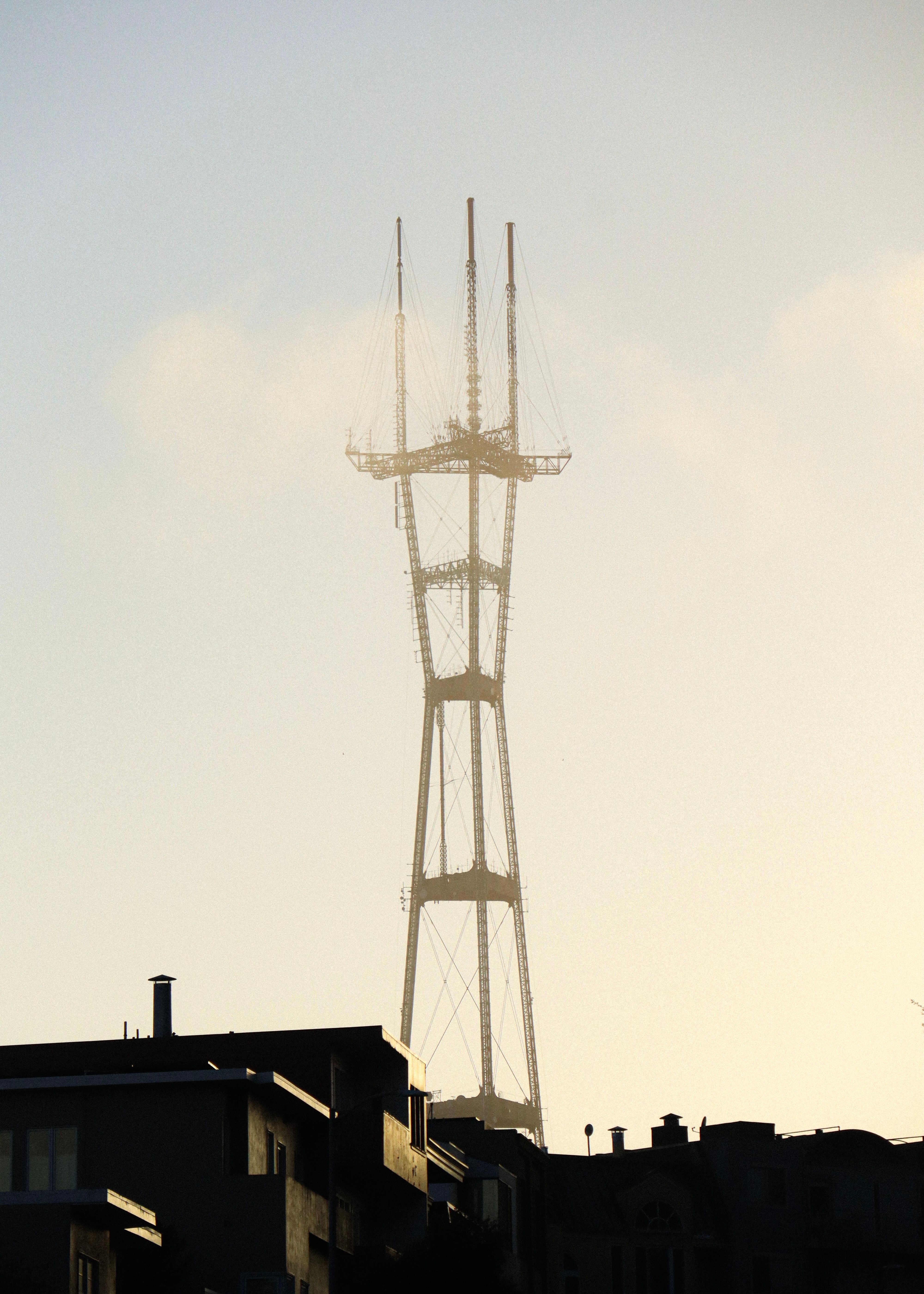 Sutro Tower in San Francisco at Golden Hour · Free Stock Photo