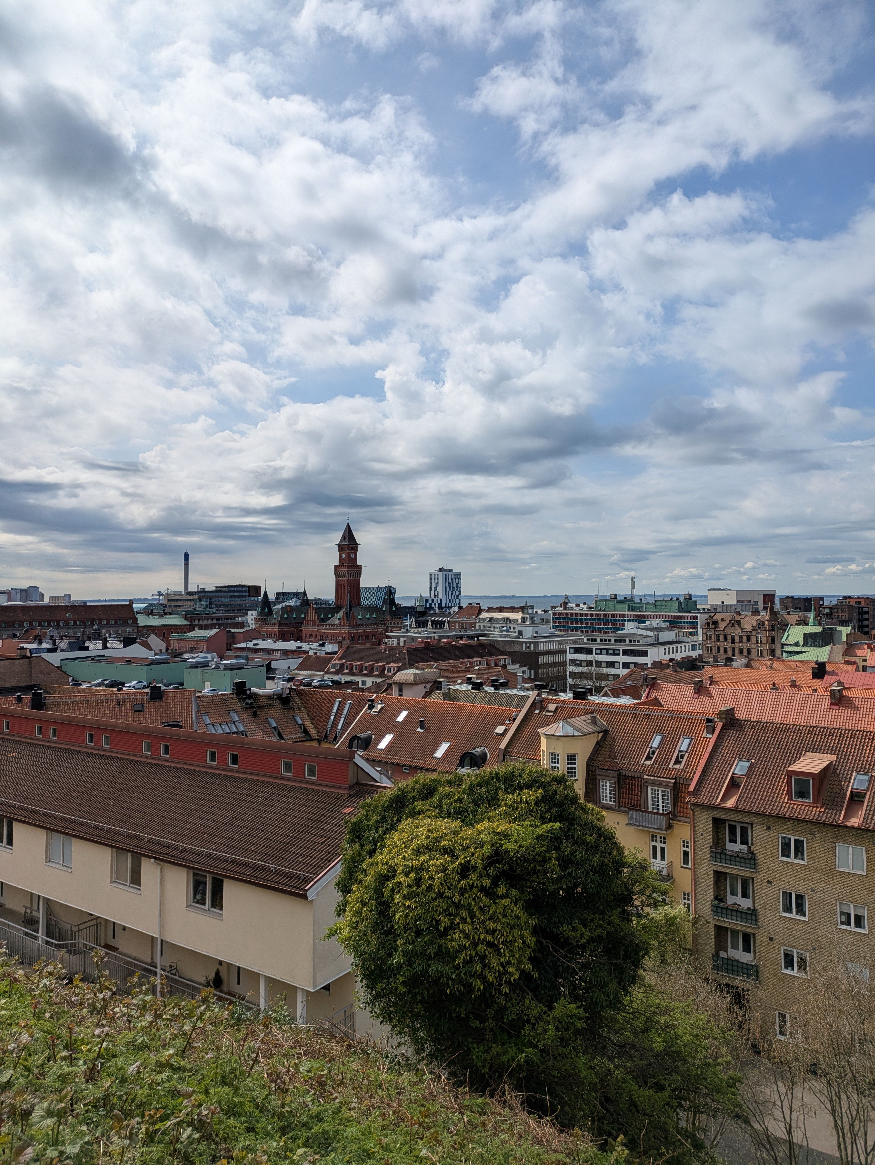 Scenic View of Helsingborg City Rooftops · Free Stock Photo