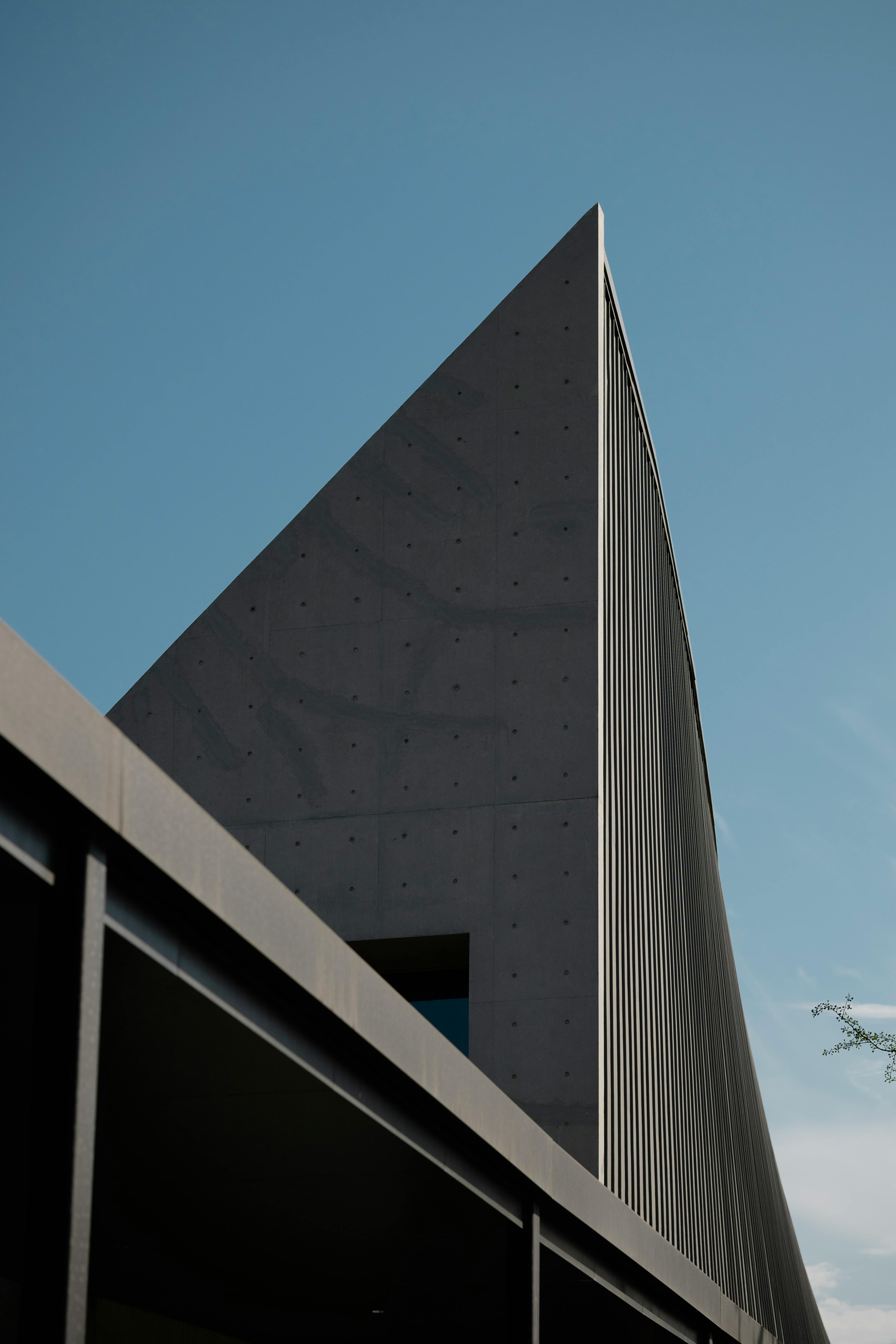 Diseño Arquitectónico Moderno Con Estructura Angular · Foto de stock ...