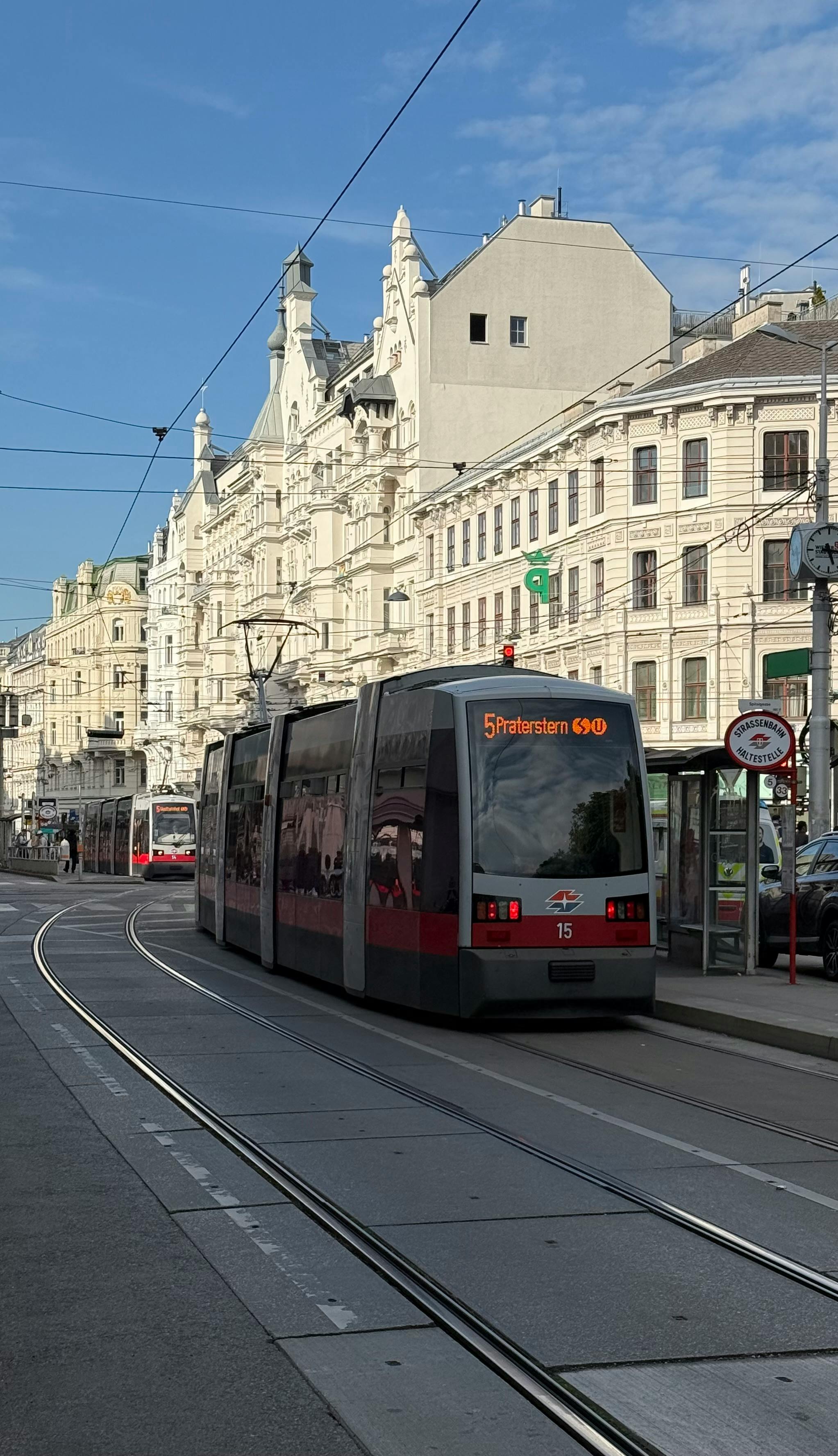 Tram on Historic Streets of Vienna · Free Stock Photo