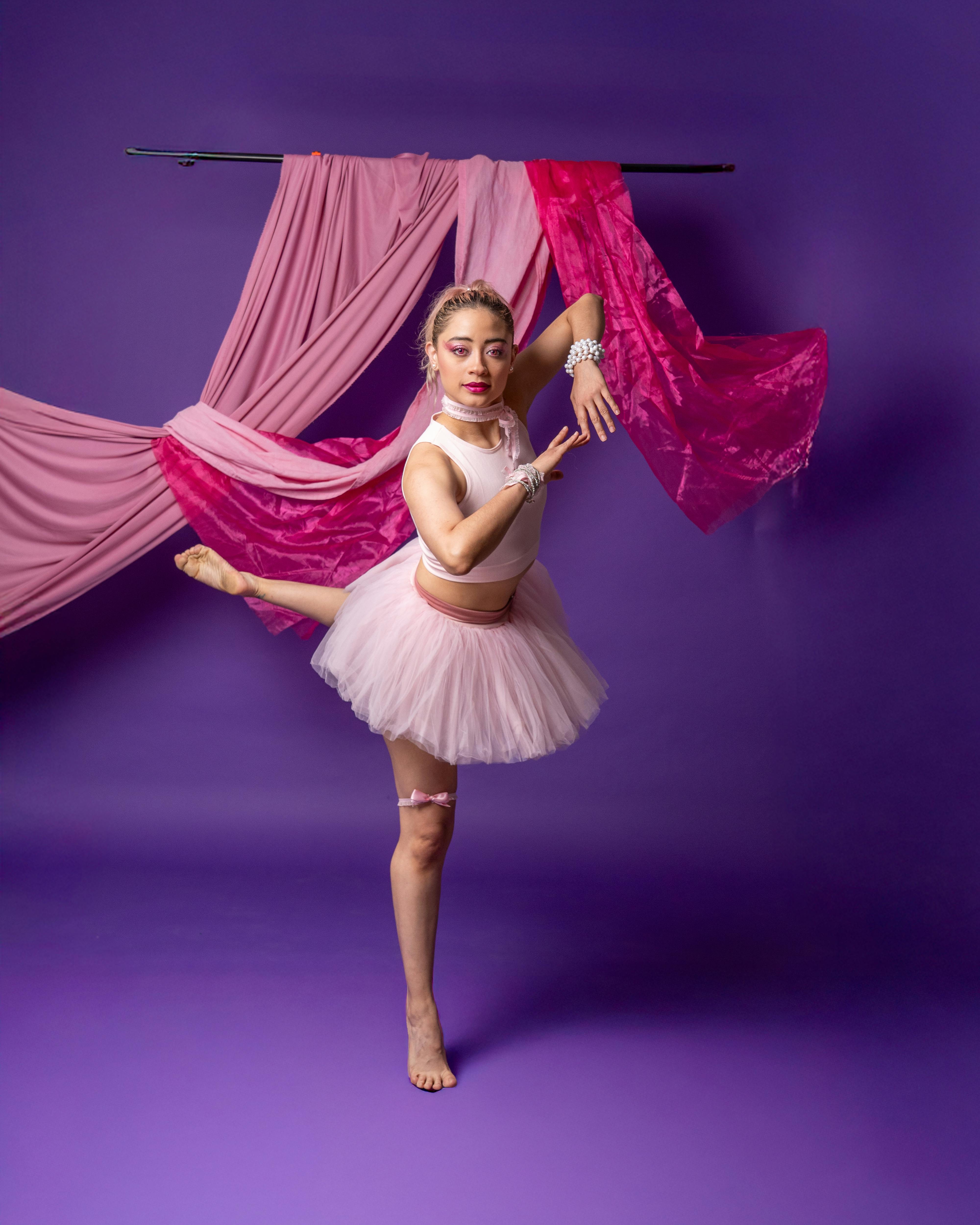 Elegant Contemporary Dancer in Pink Tutu · Free Stock Photo