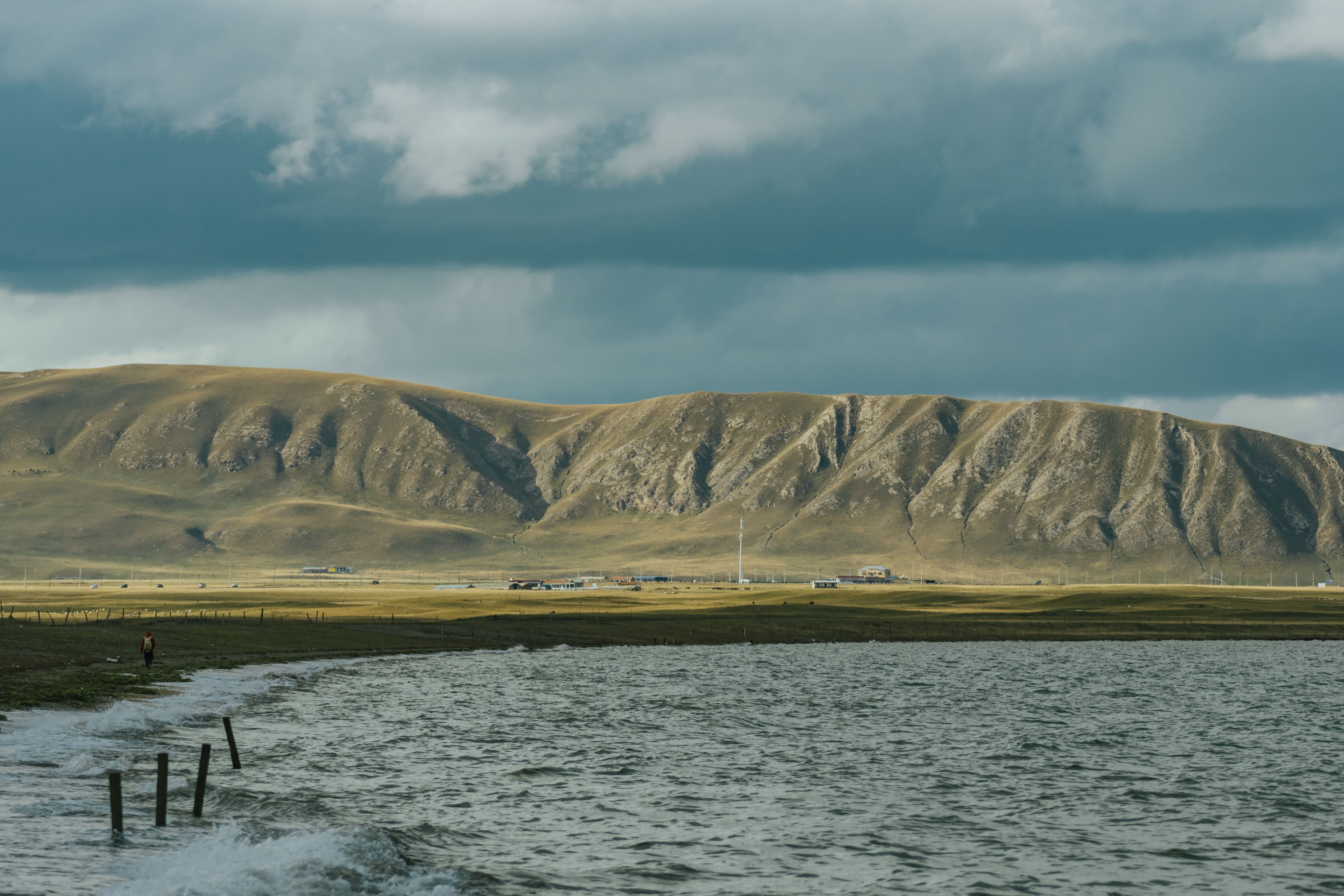 Scenic Mountain Landscape by Qinghai Lake, China · Free Stock Photo