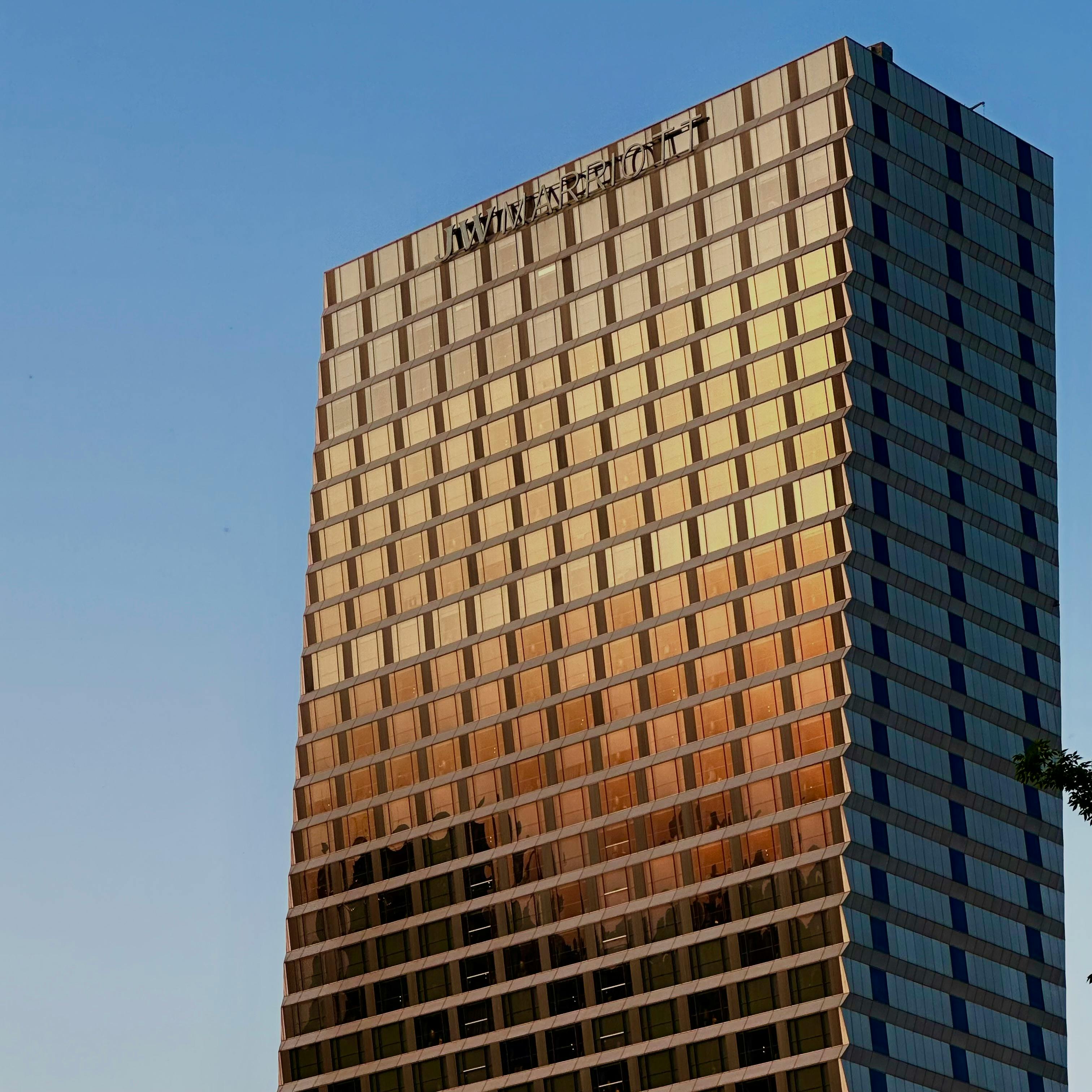 Shanghai High-Rise Hotel Building at Sunset · Free Stock Photo