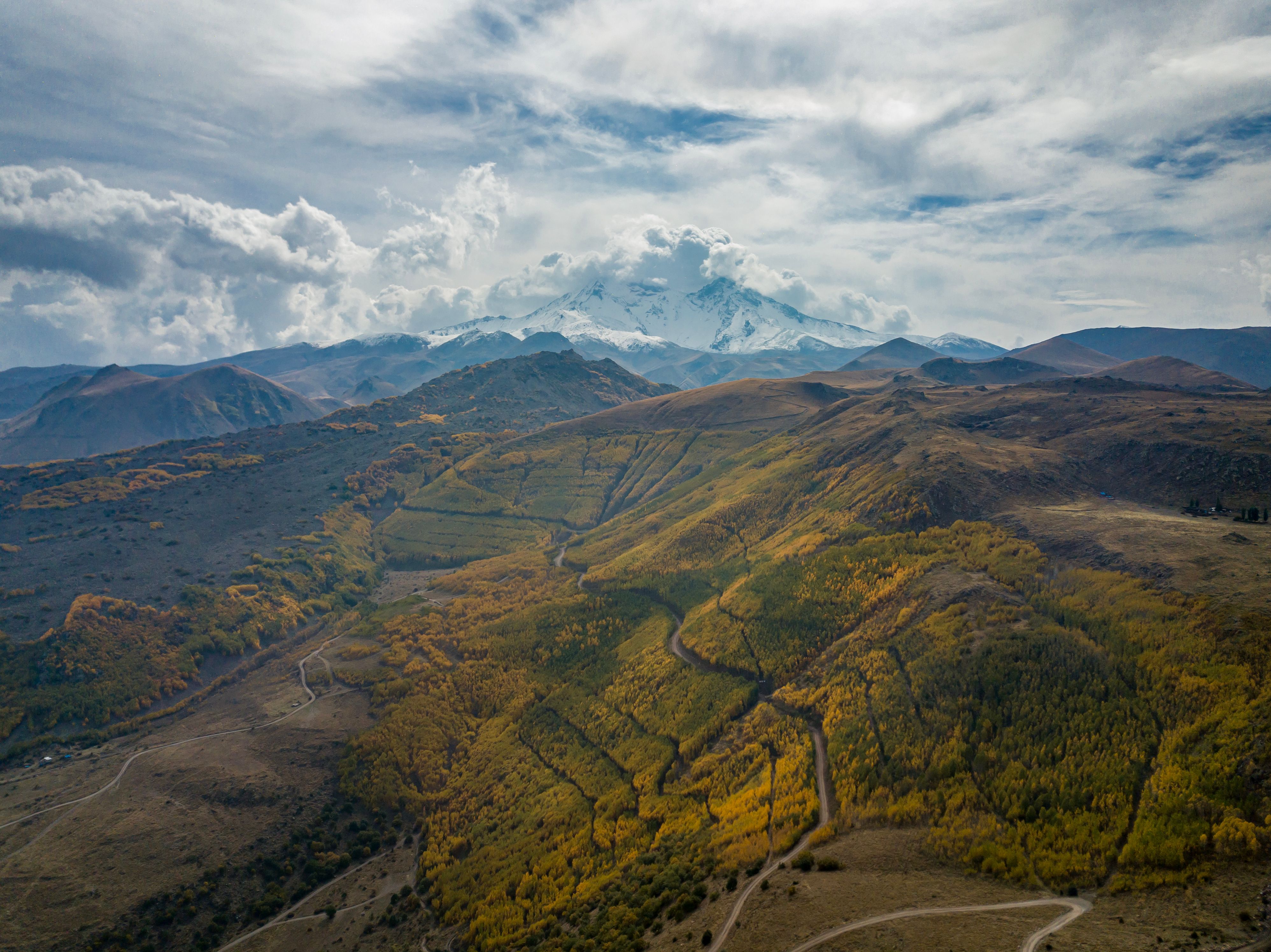 Breathtaking Aerial View of Mountain Landscape · Free Stock Photo