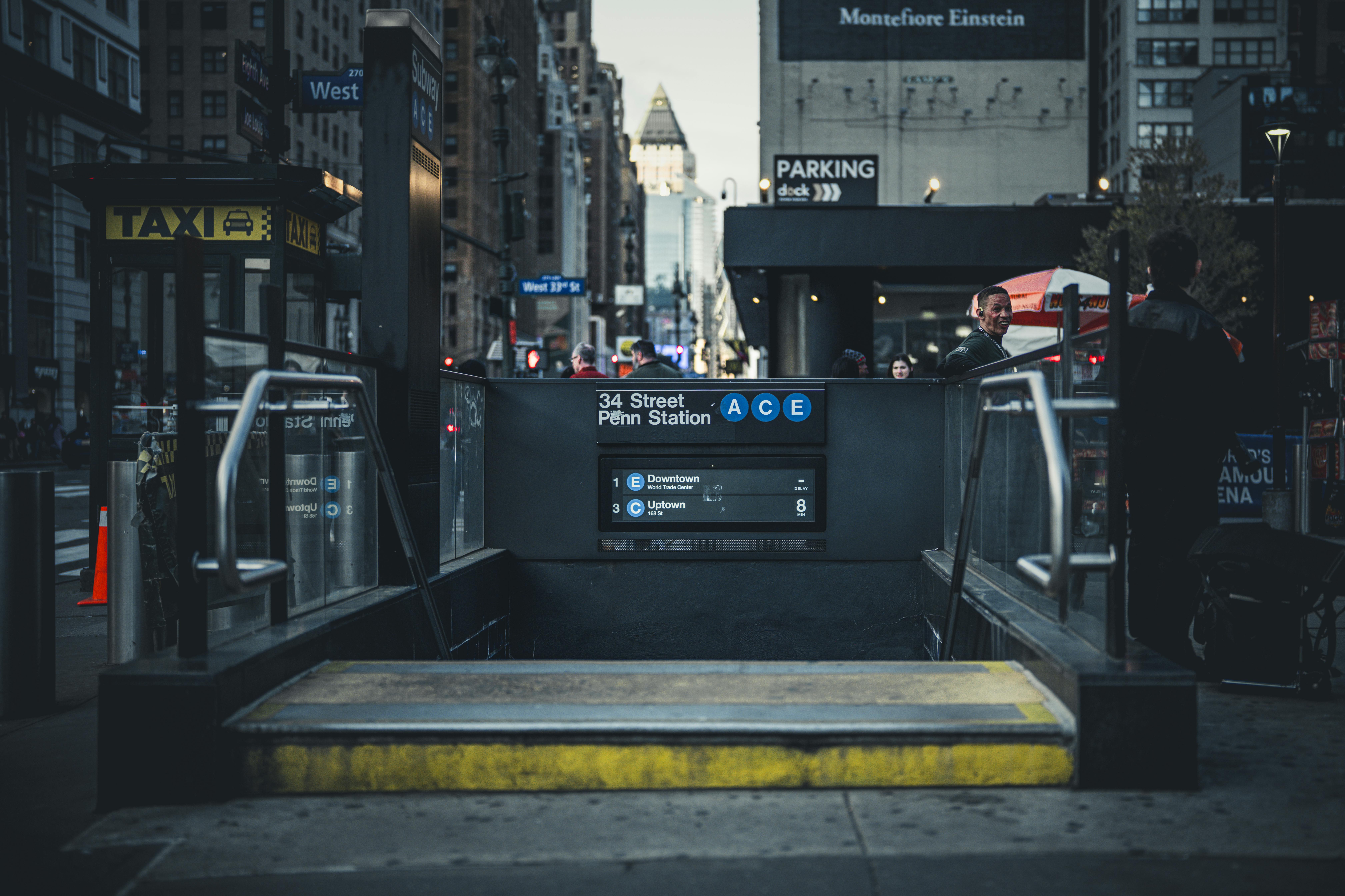 34th Street Penn Station Entrance in New York City · Free Stock Photo