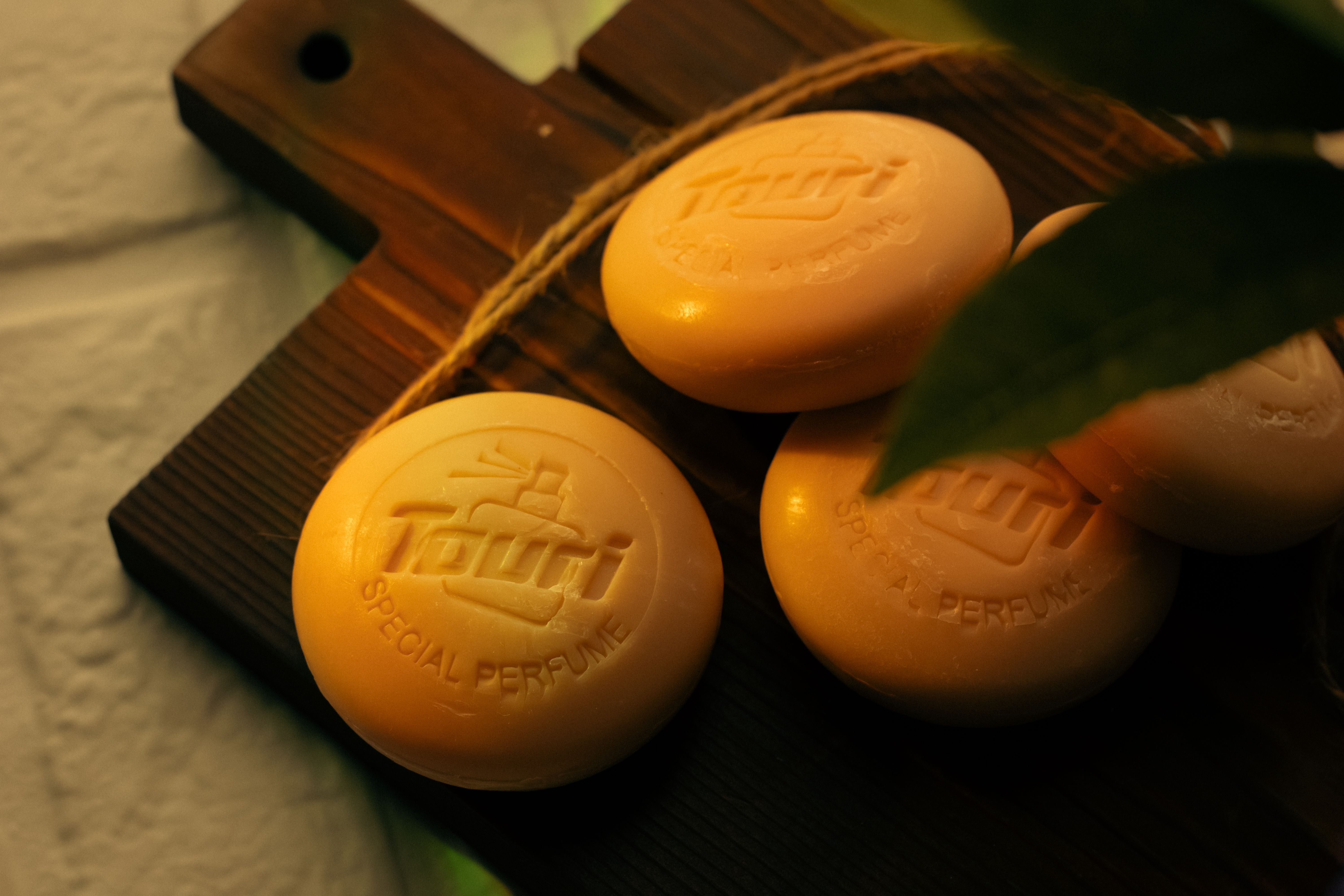 Natural Soap Bars on Wooden Board · Free Stock Photo