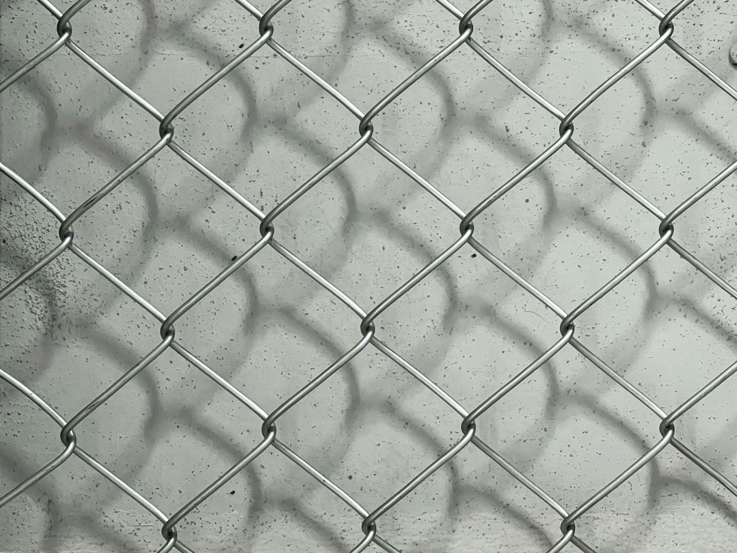 Gray Metal Chain Link Fence Close Up Photo · Free Stock Photo