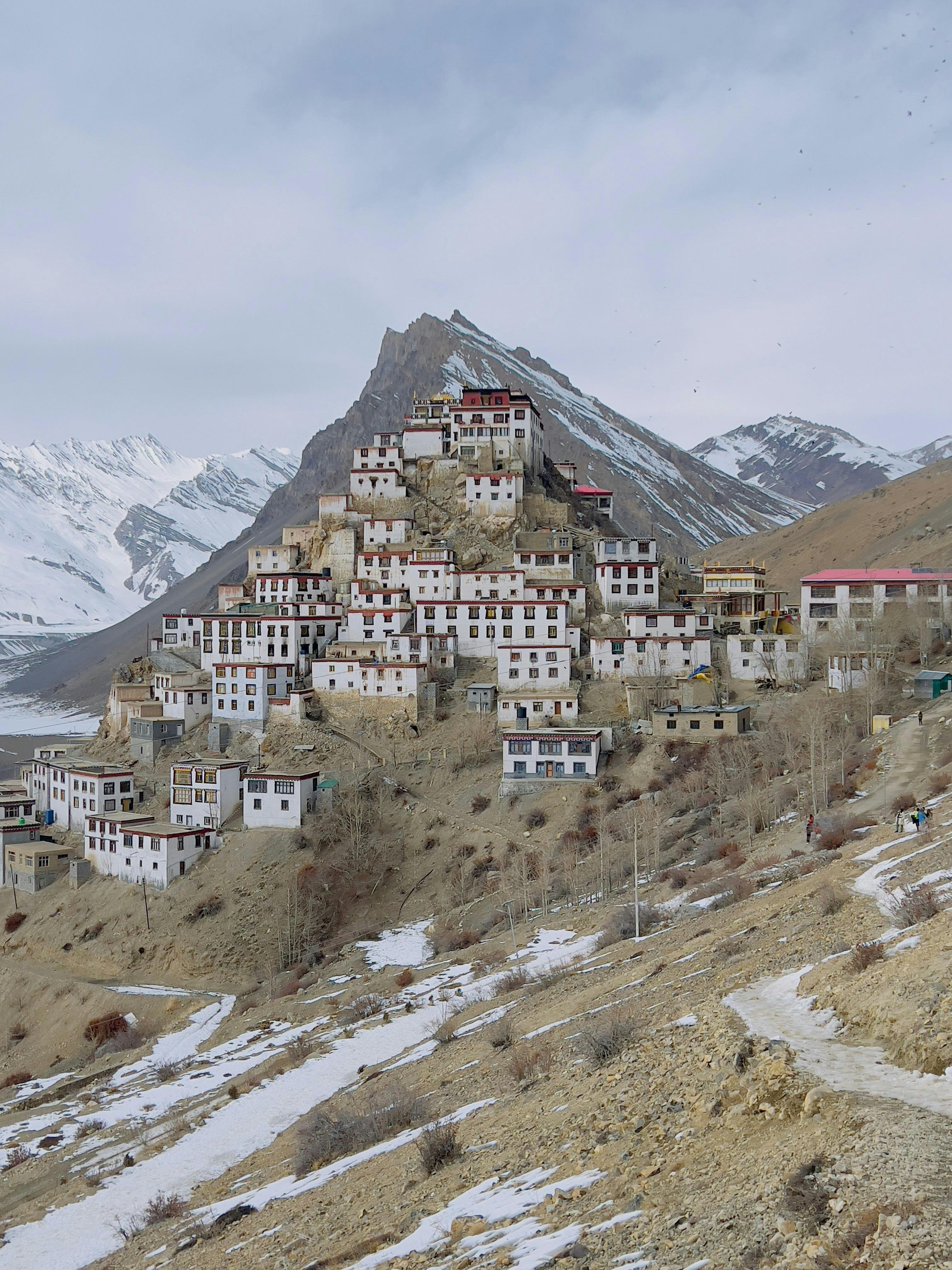 Ki Monastery in Spiti Valley, Himachal Pradesh · Free Stock Photo