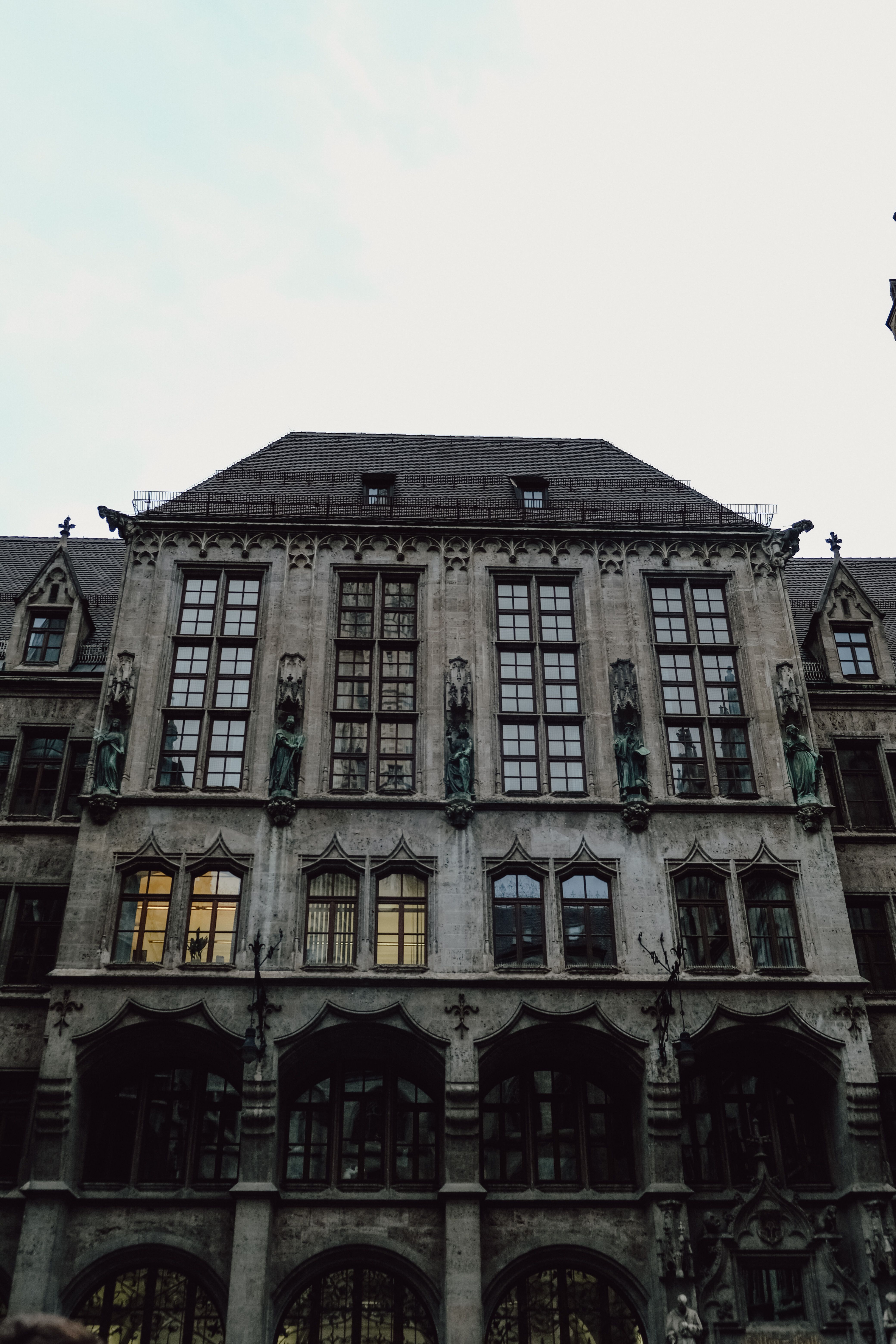 Gothic Architecture of Historic Building Facade · Free Stock Photo