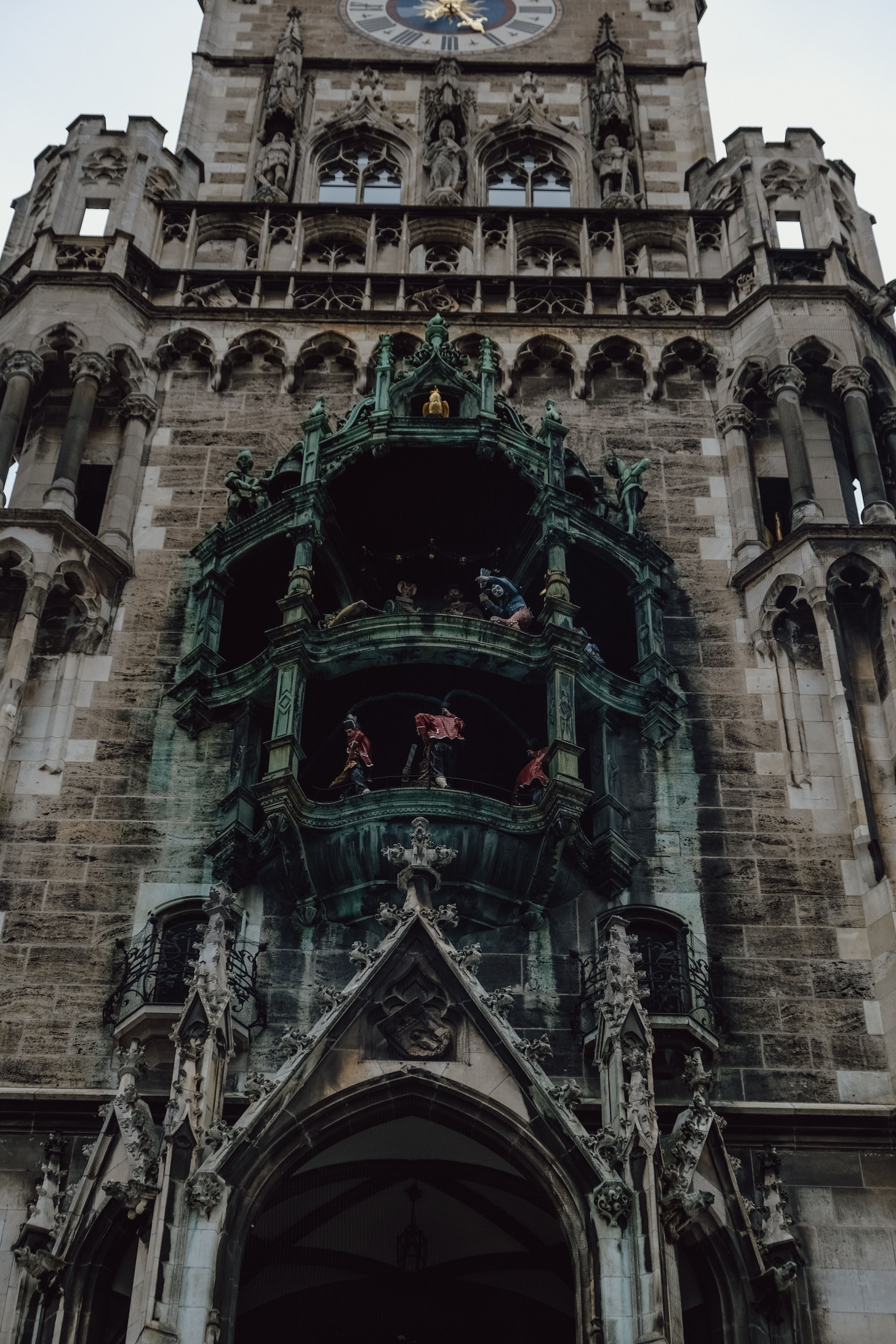 Gothic Revival Clock Tower with Ornate Details · Free Stock Photo